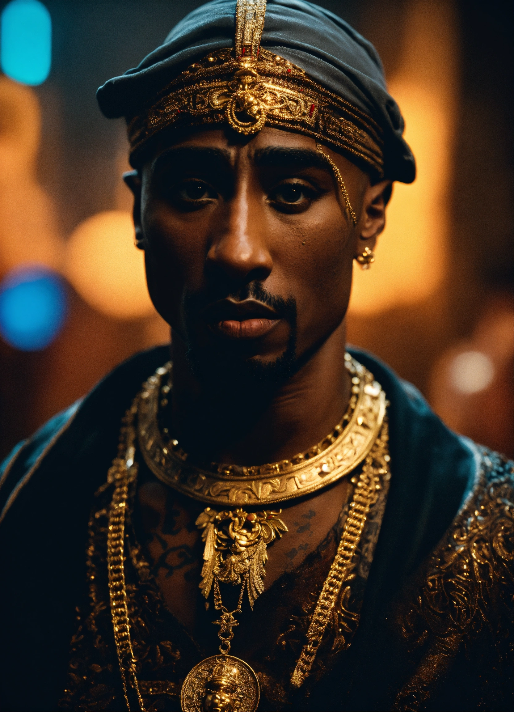 Lexica - Tupac Shakur as Julius Caesar, intricate, sharp focus, fantasy ...