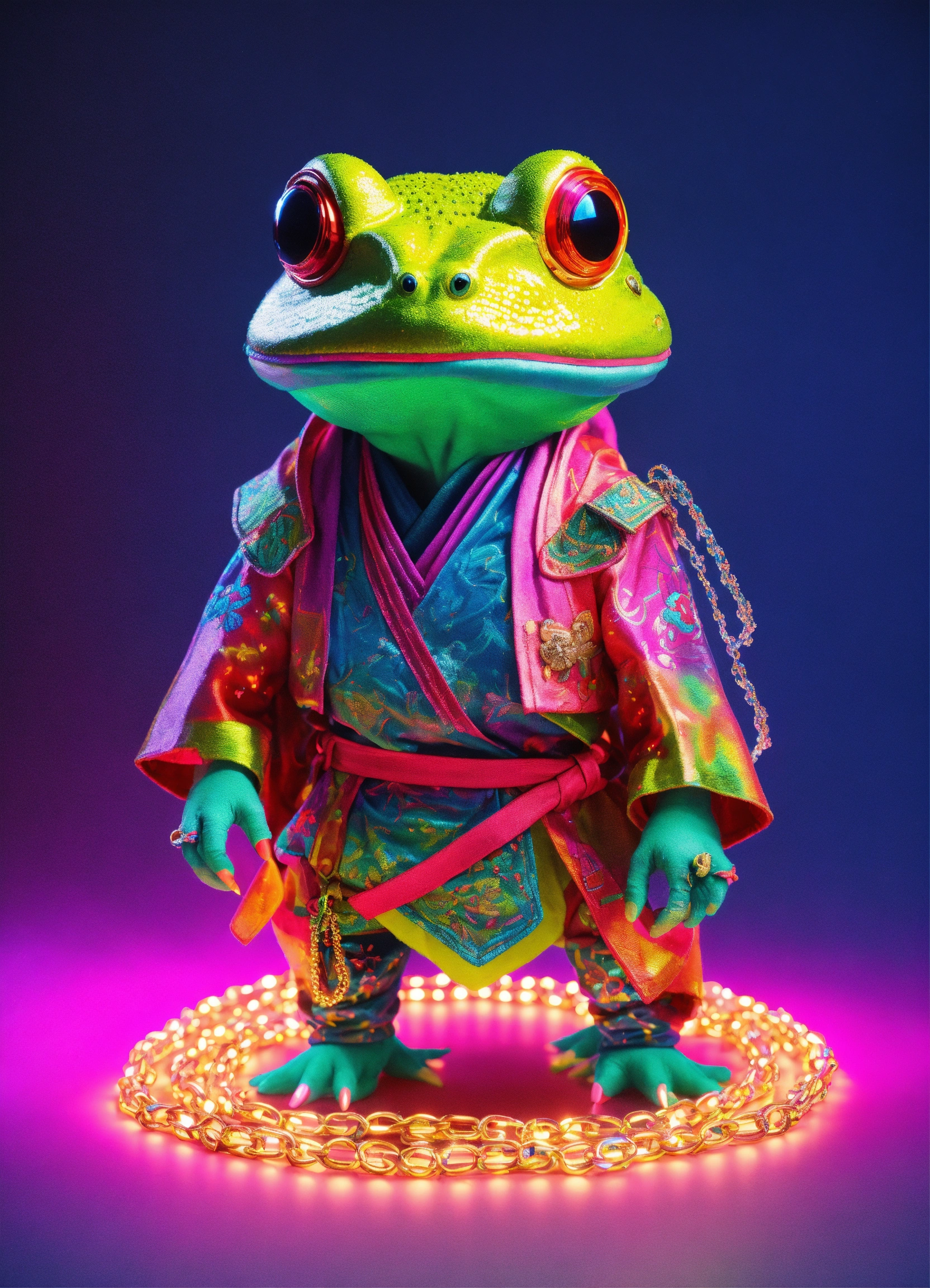 Lexica - Photorealistic Fashion Full body portrait A toad made out of a ...