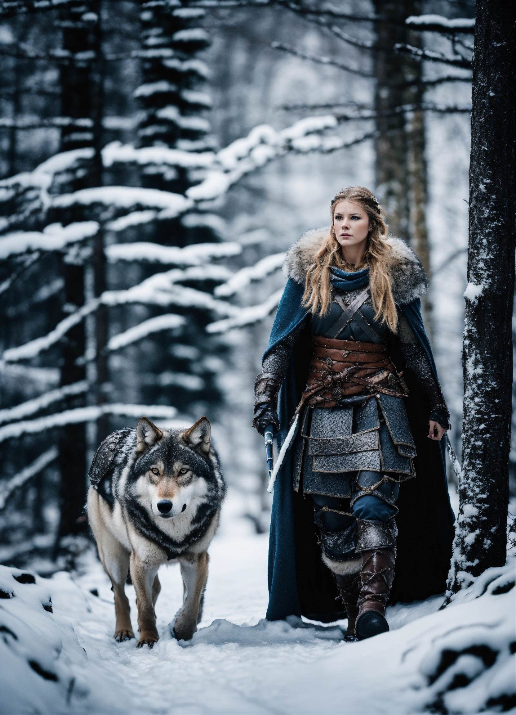 Lexica - Black and white photography, beautiful viking woman, beautiful ...