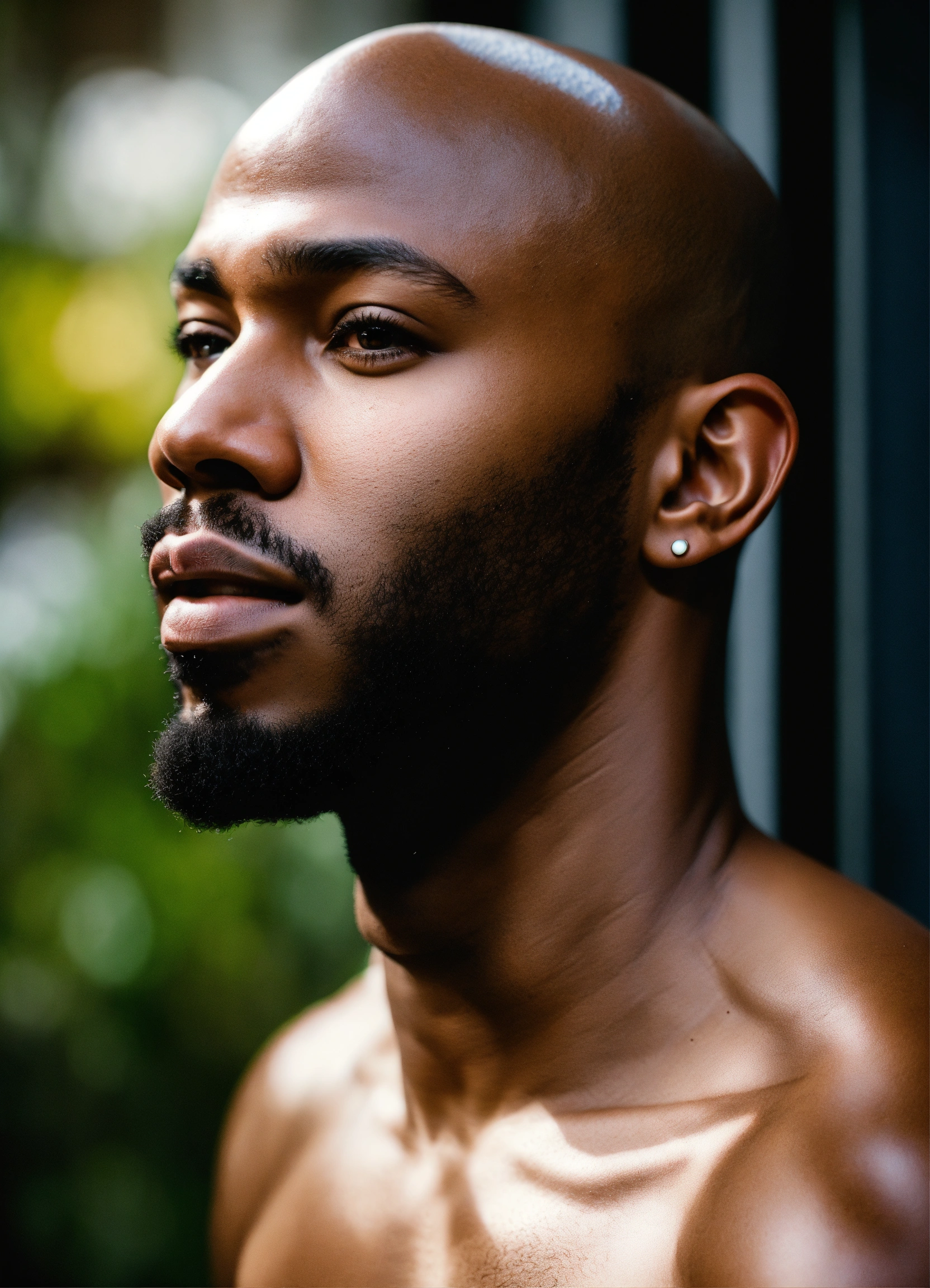 Lexica - Photo portrait of a gorgeous 30-year-old african-american man ...