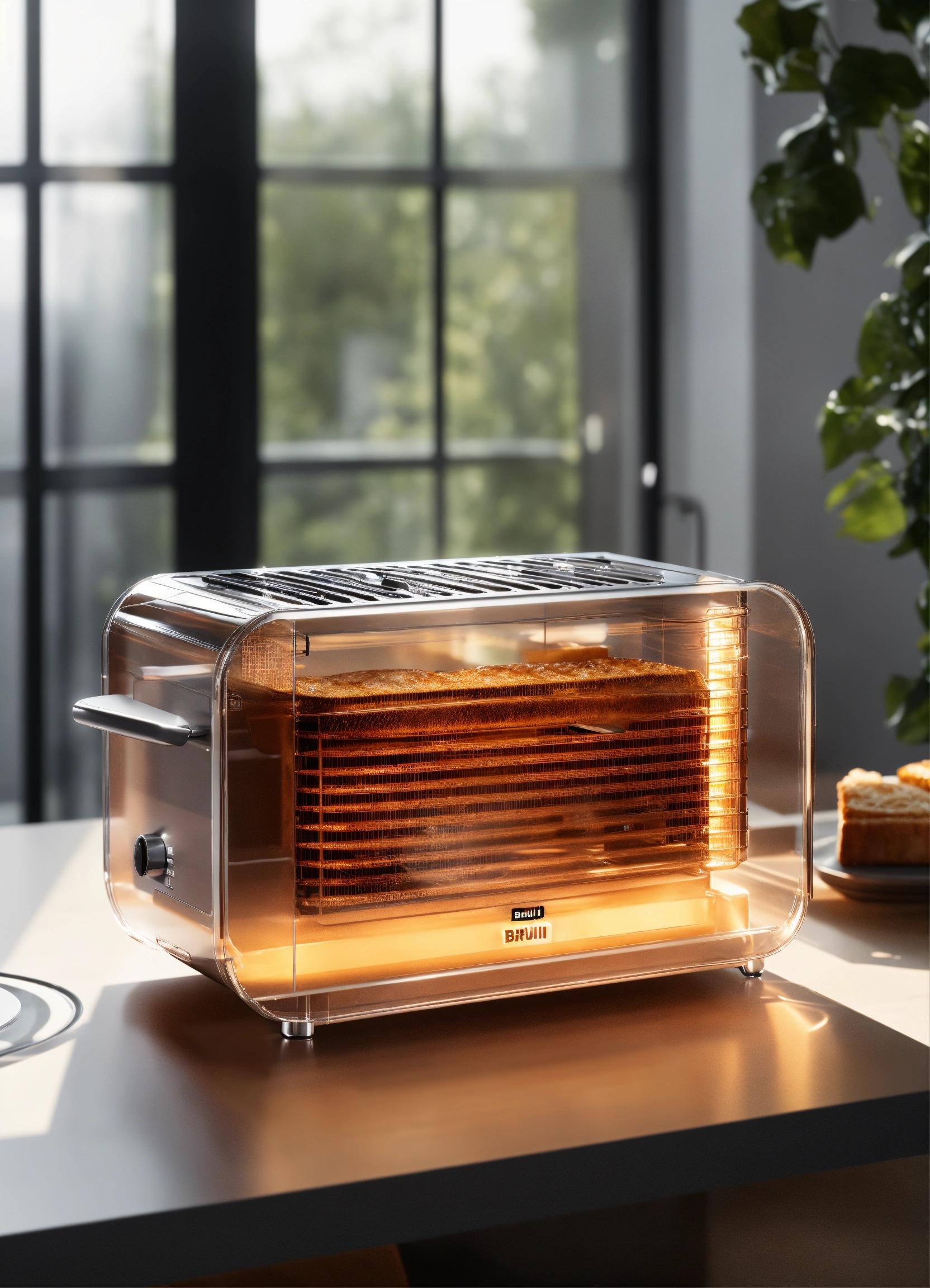 Lexica - A stunning, translucent polycarbonate toaster designed by ...