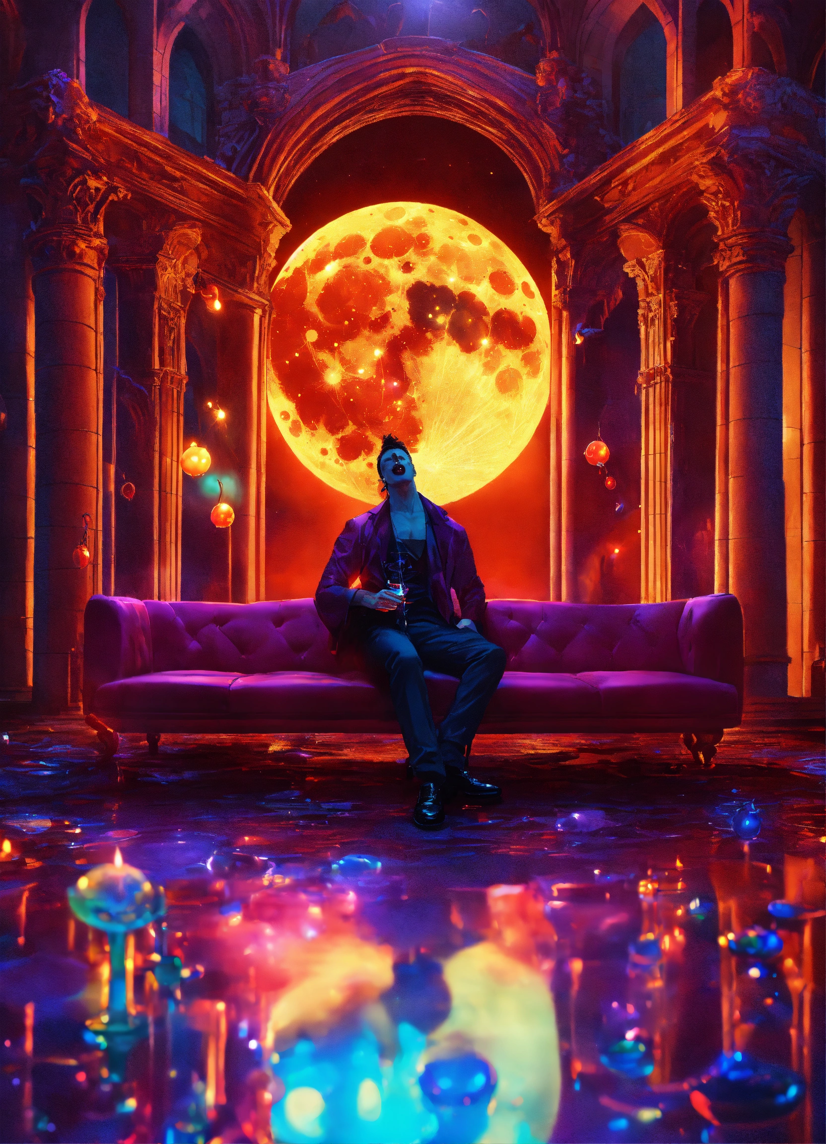 Lexica - All glassblowing superrealism style urban vampire style, one ...