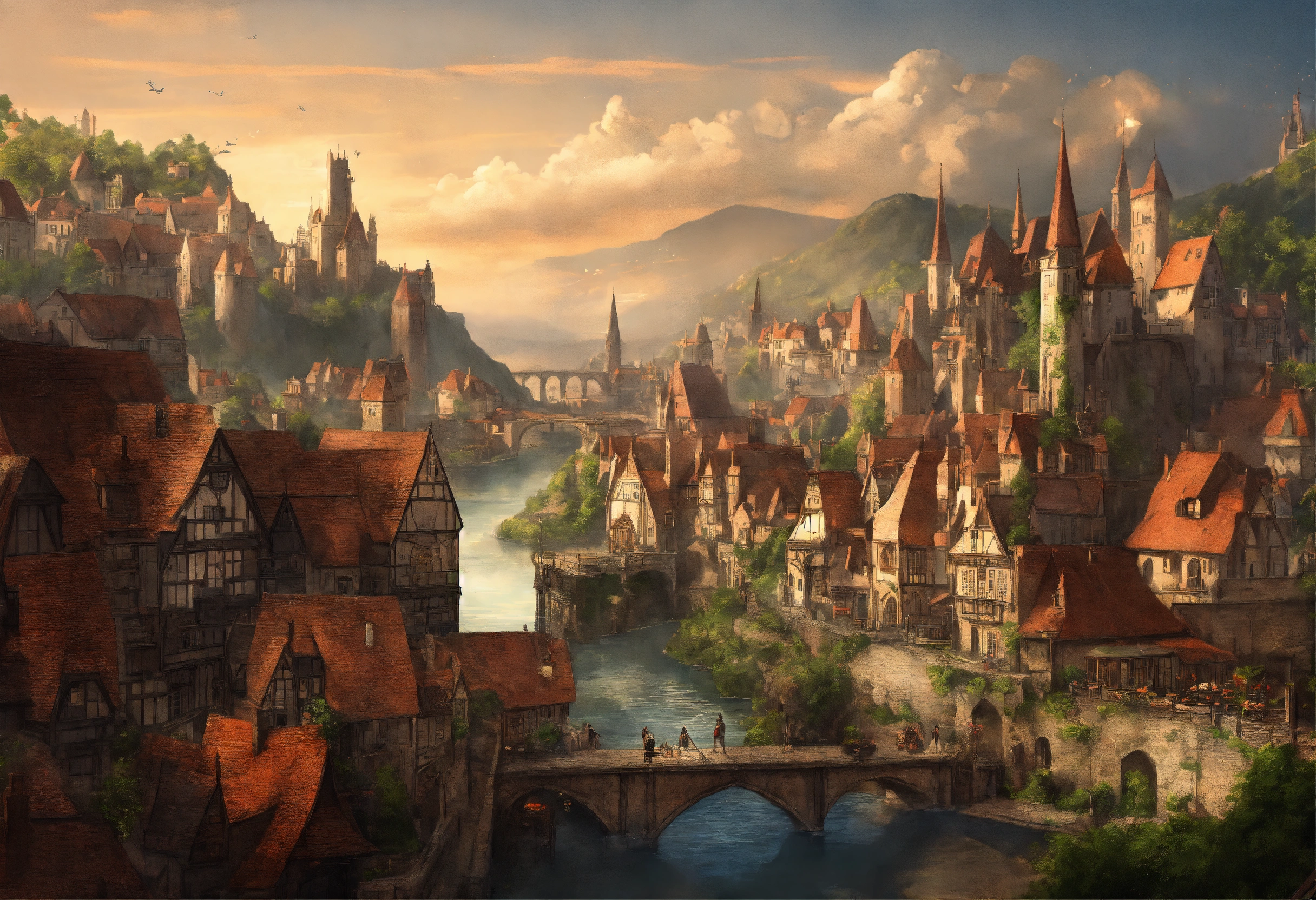 Lexica - Medival human fantasy city