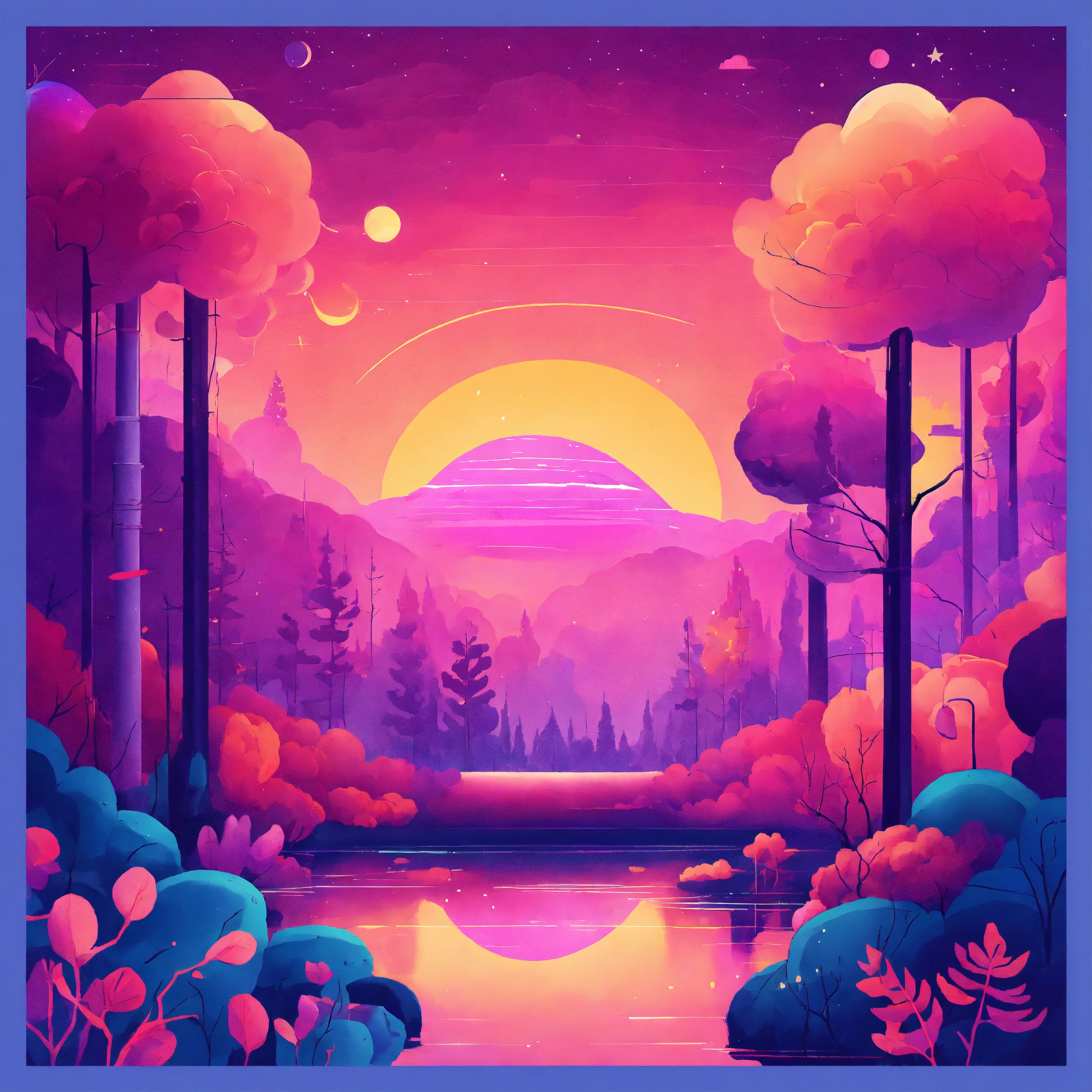 Lexica - Astral Funk album cover. sci fi. abstract. nature cozy webpage ...