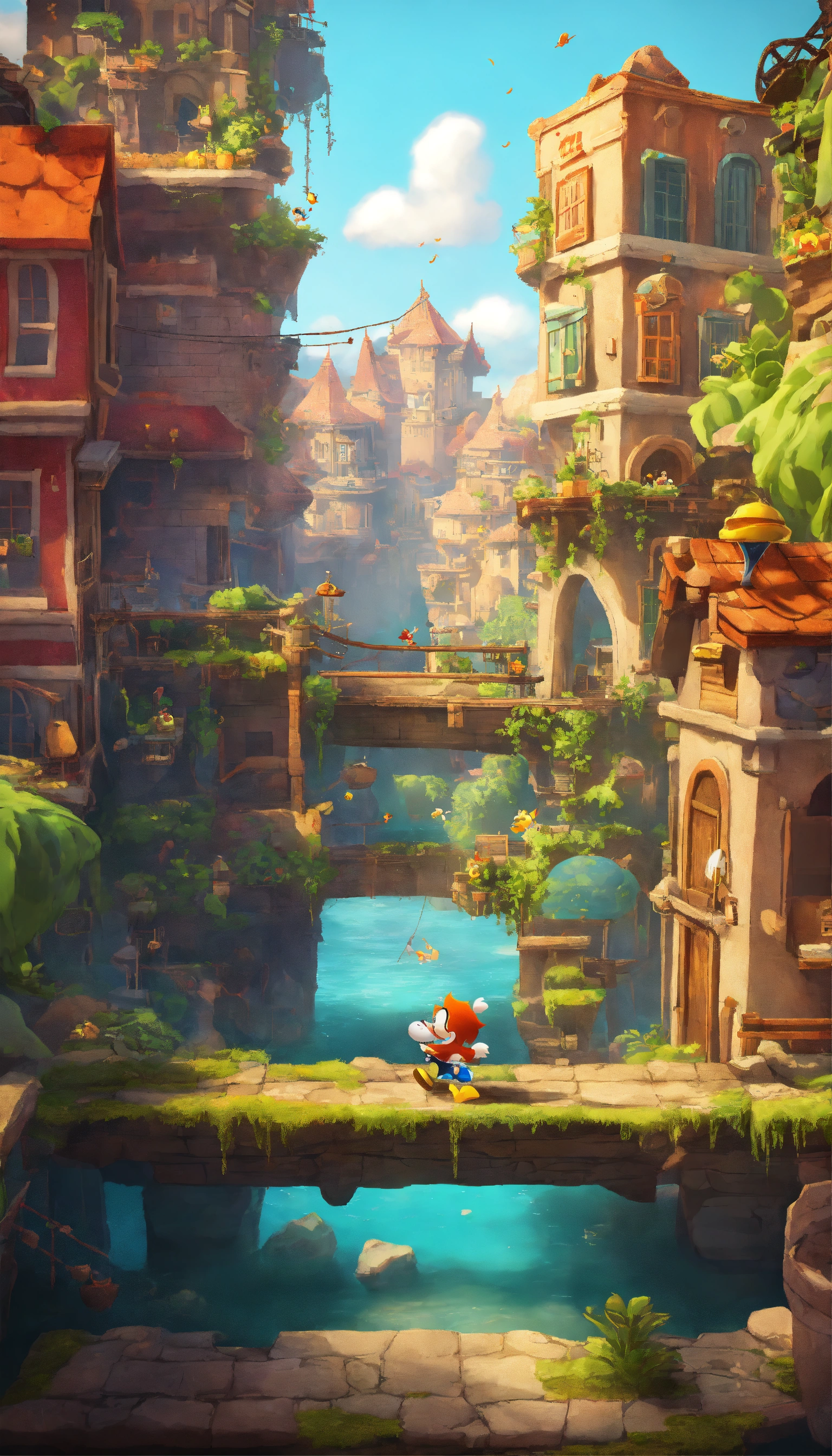 Lexica - 2d rayman-style platform game with hyper realistic 8k scenes ...