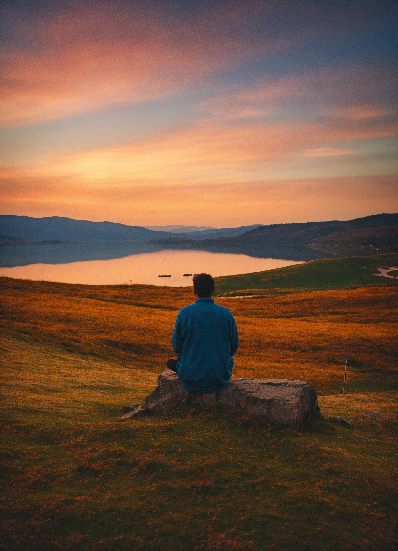 Lexica - A person finding peace and rest after years of struggling and ...