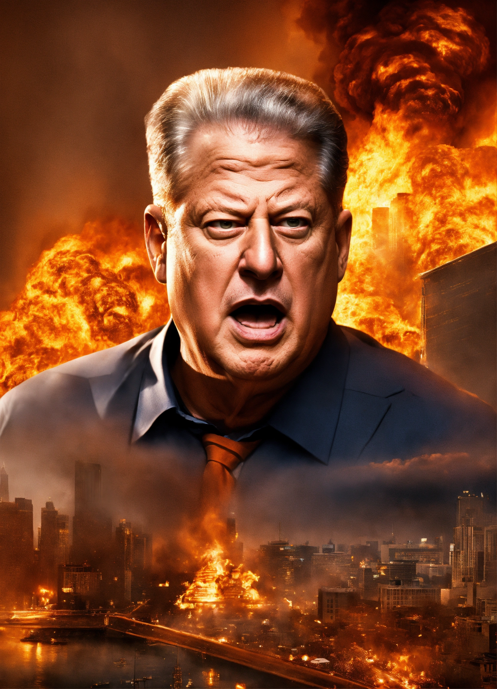 Lexica - AL GORE ANGRY MAD