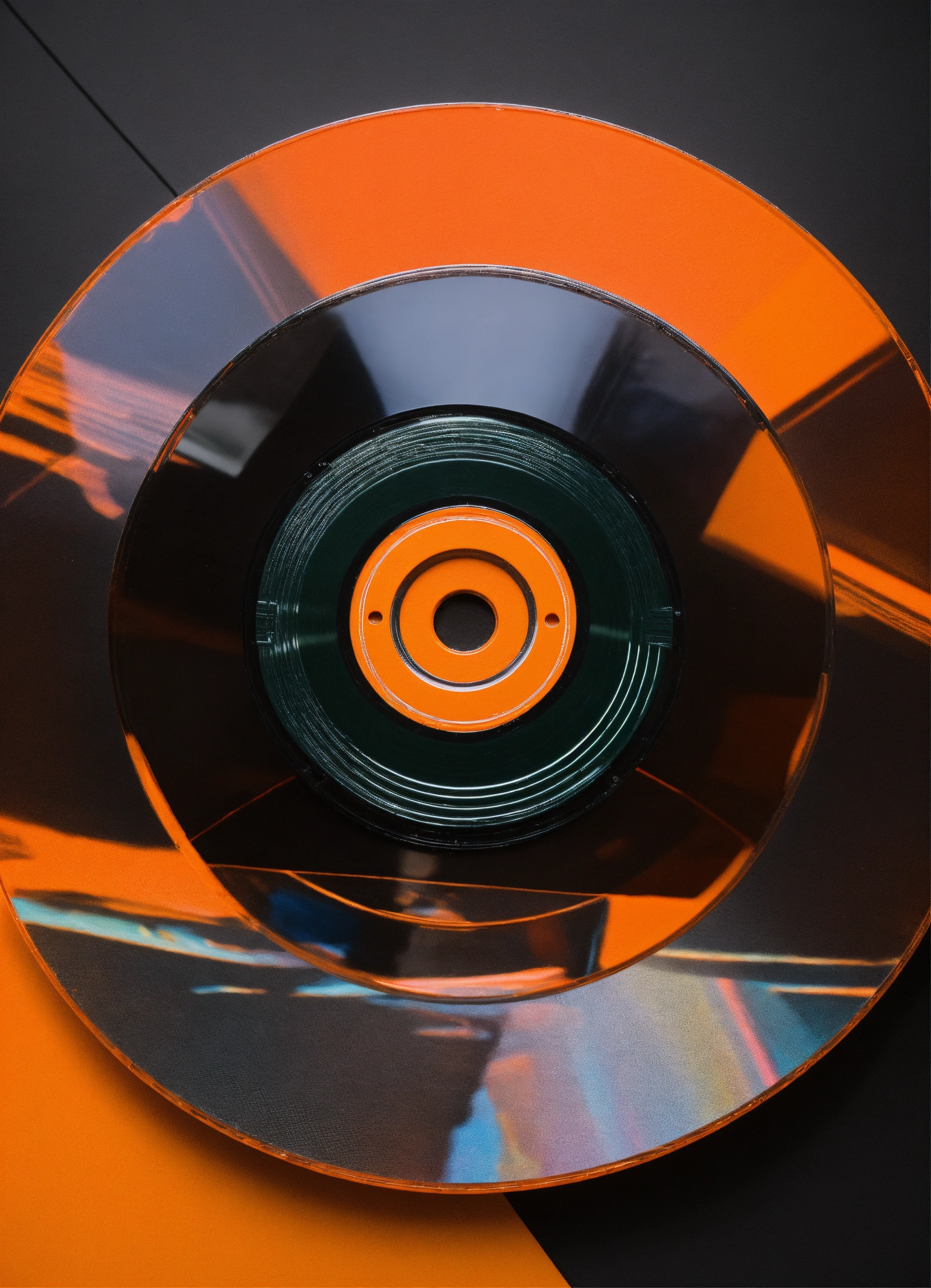 Lexica - CD plastic, Disc audio, color black and orange, title of CD is ...