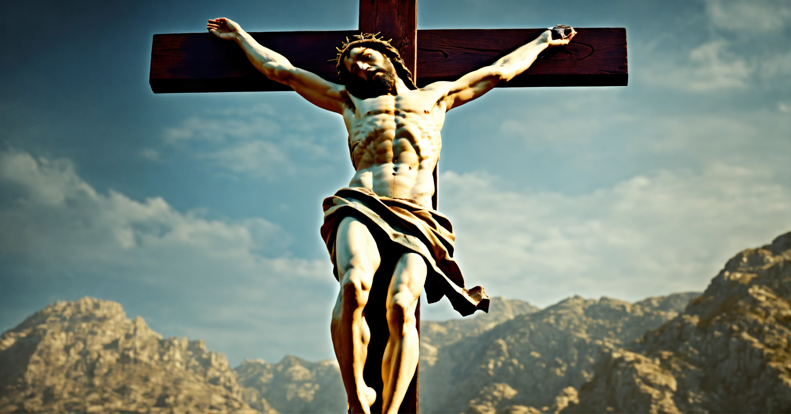 Lexica - Jesus of Jesus crucified on the cross. 8k, high resolution