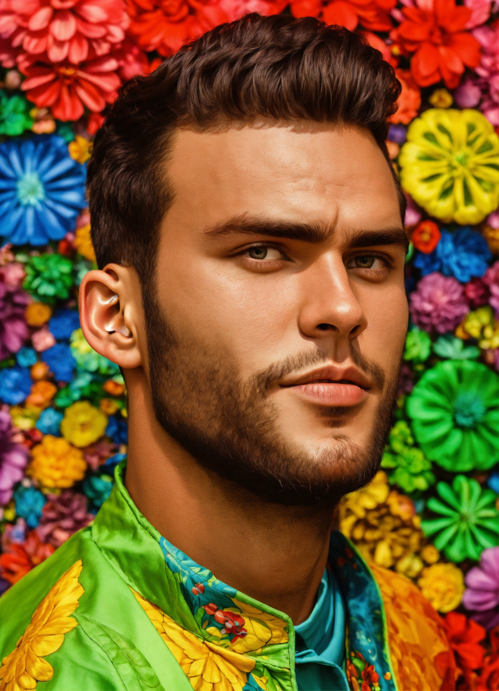 Lexica - Gigachad colorized