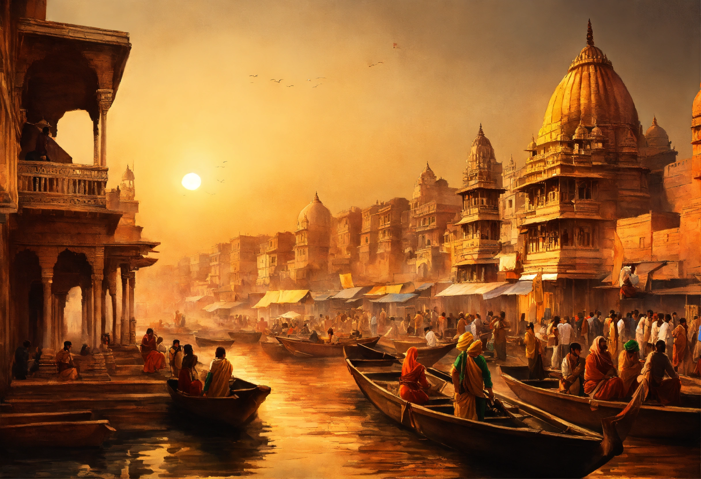 Lexica - Varanasi during ancient time when Varanasi main market was ...