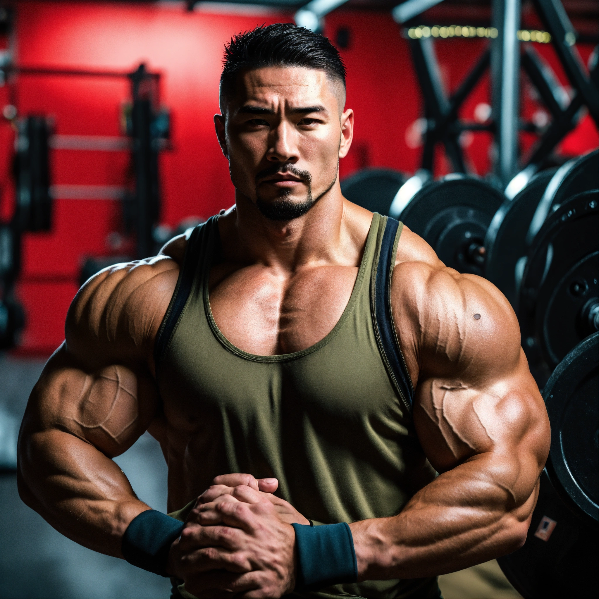 Lexica - 30-year-old man with big muscles, big bodybuilder, body like a ...