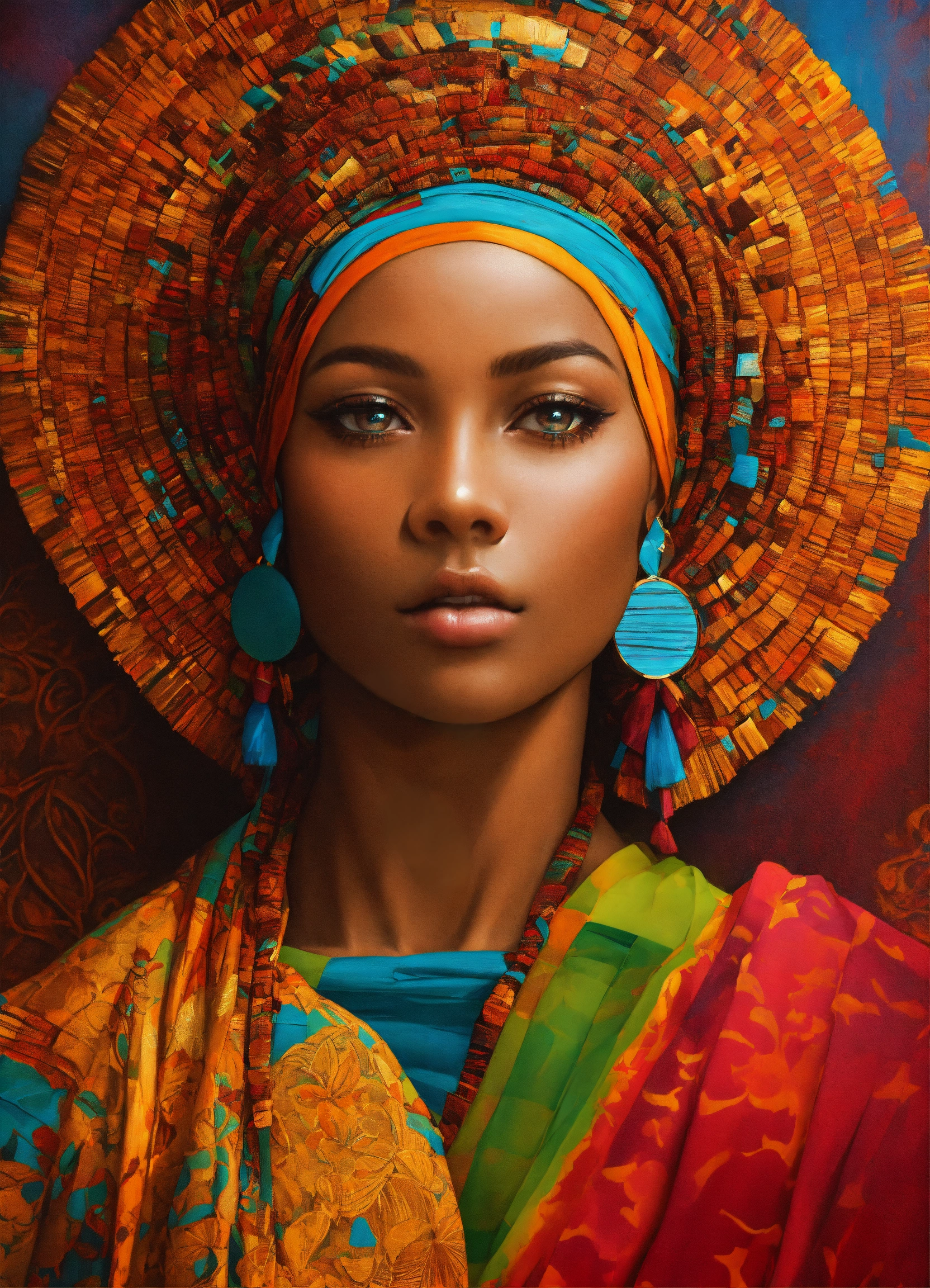 Lexica - In this stunning 3D wall art piece, the focus is on groups of ...