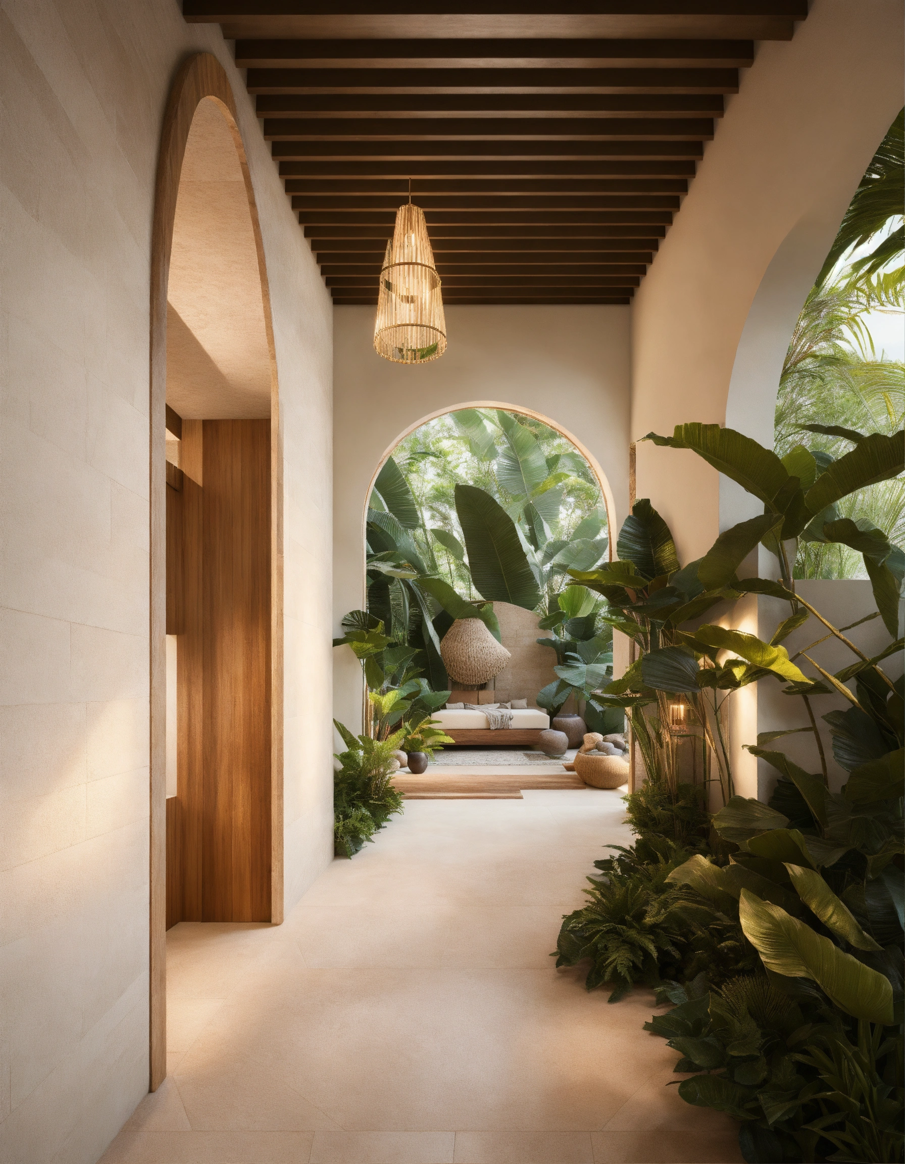 Lexica - Ultra realistic photo of Modern take on upscale bali inspired ...