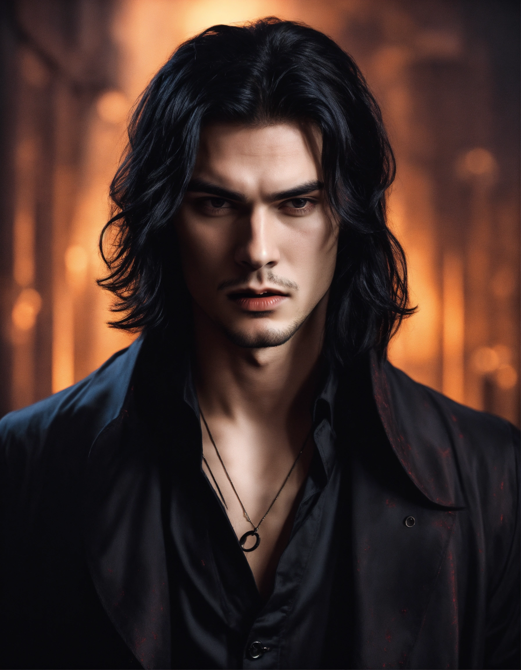 Lexica - Picture of a handsome young vampire, dressed in a modern ...