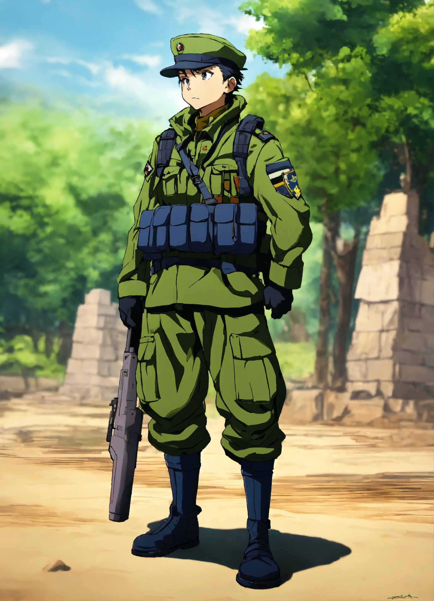 Lexica - Soldier guerilla in hunter x Hunter style