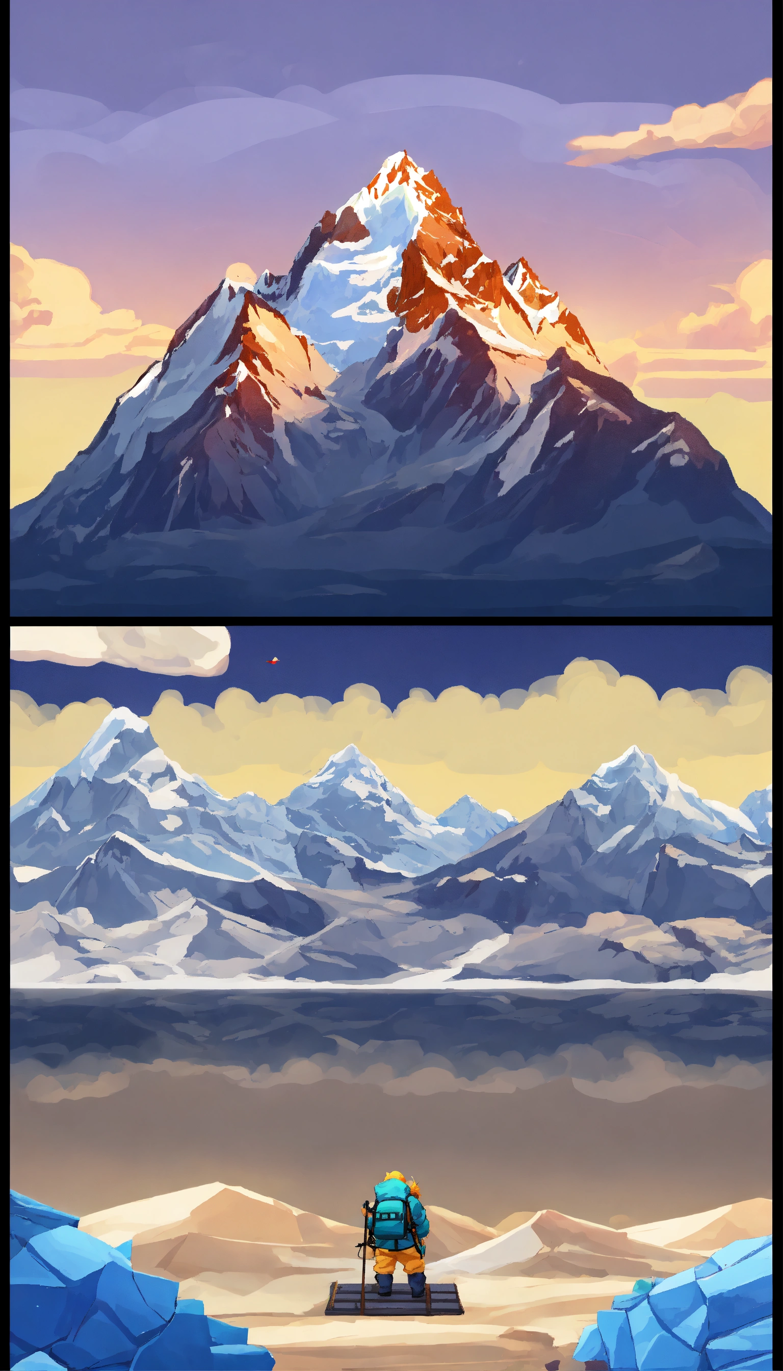 Lexica - Plataforma 2d game Mount Everest