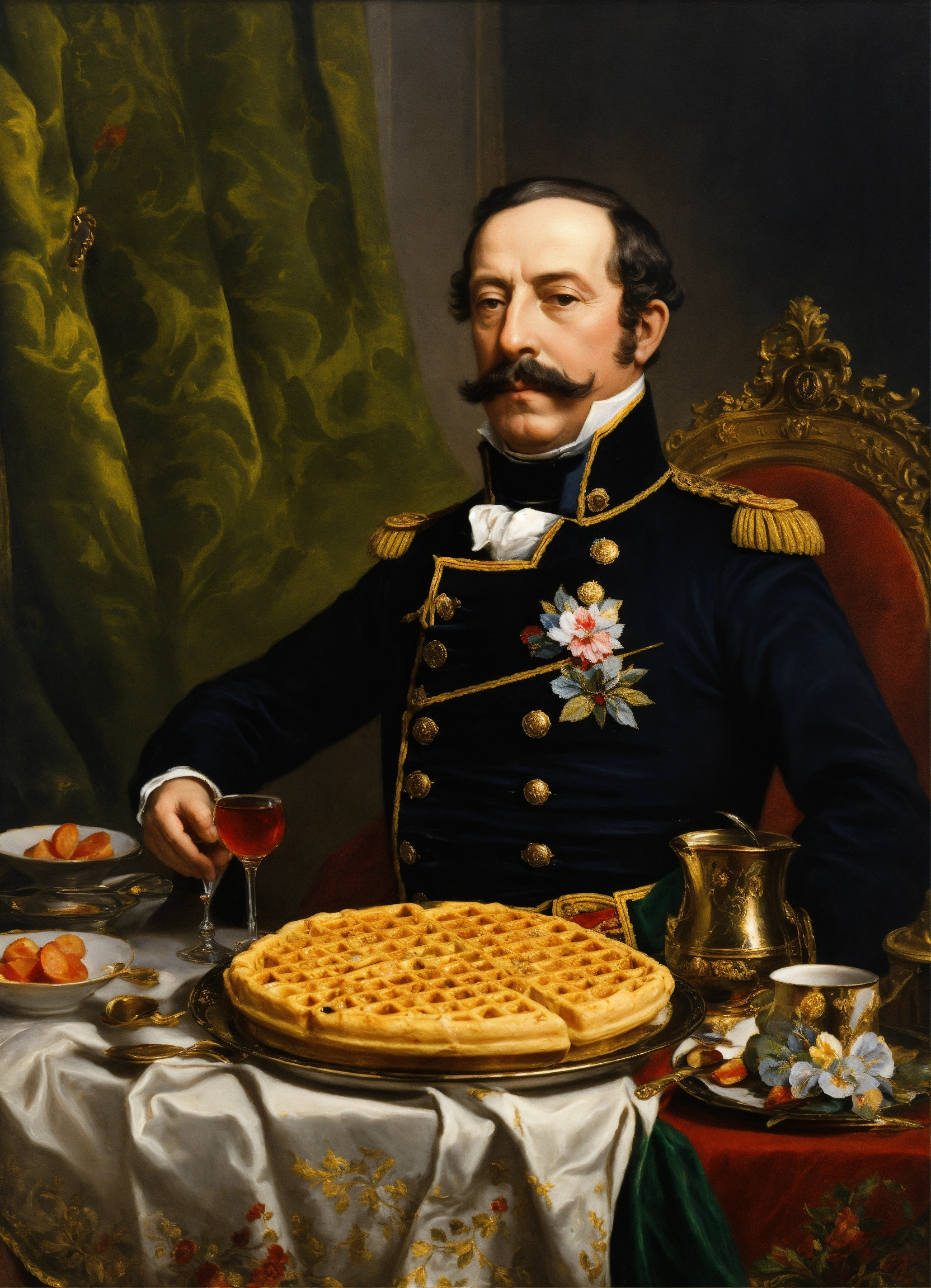 Lexica - Peint napoleon III, eat flemish wafel