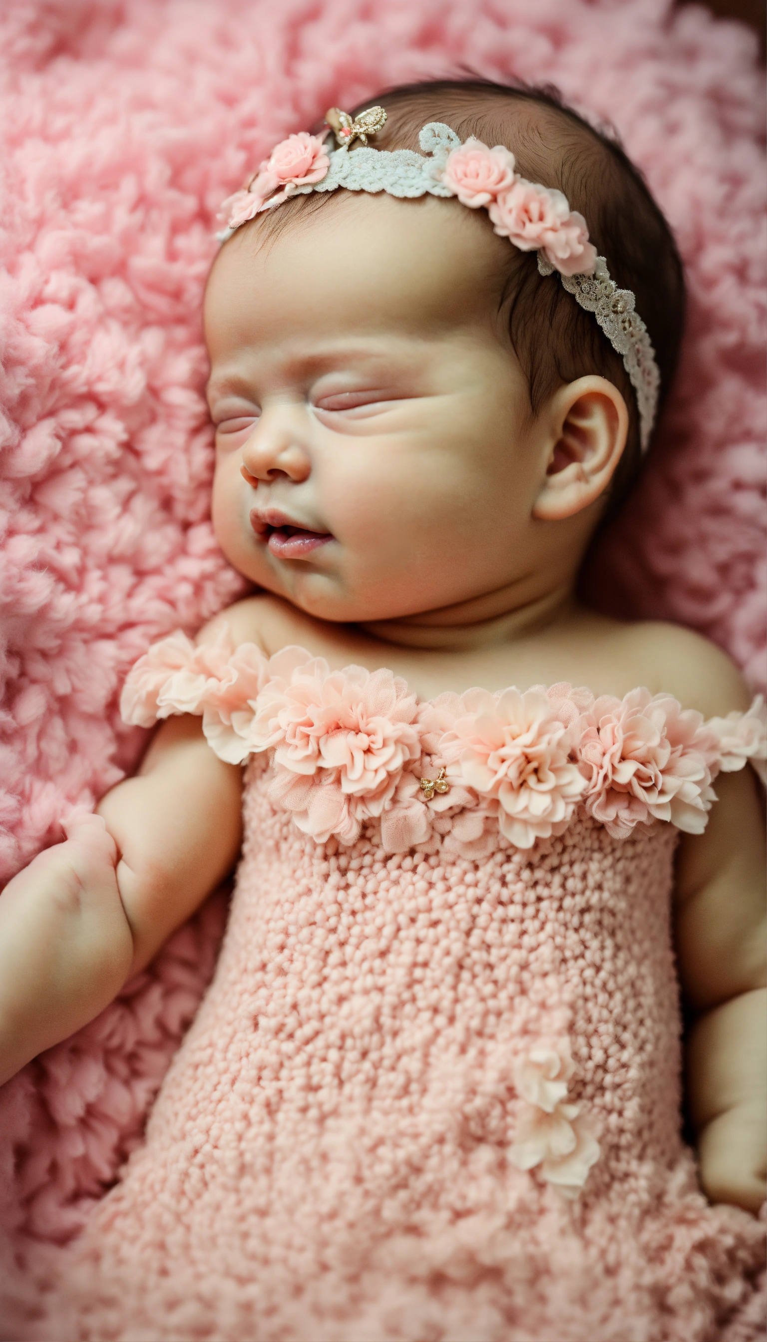 Lexica - A very beautiful cute precious newborn baby in love pastel ...