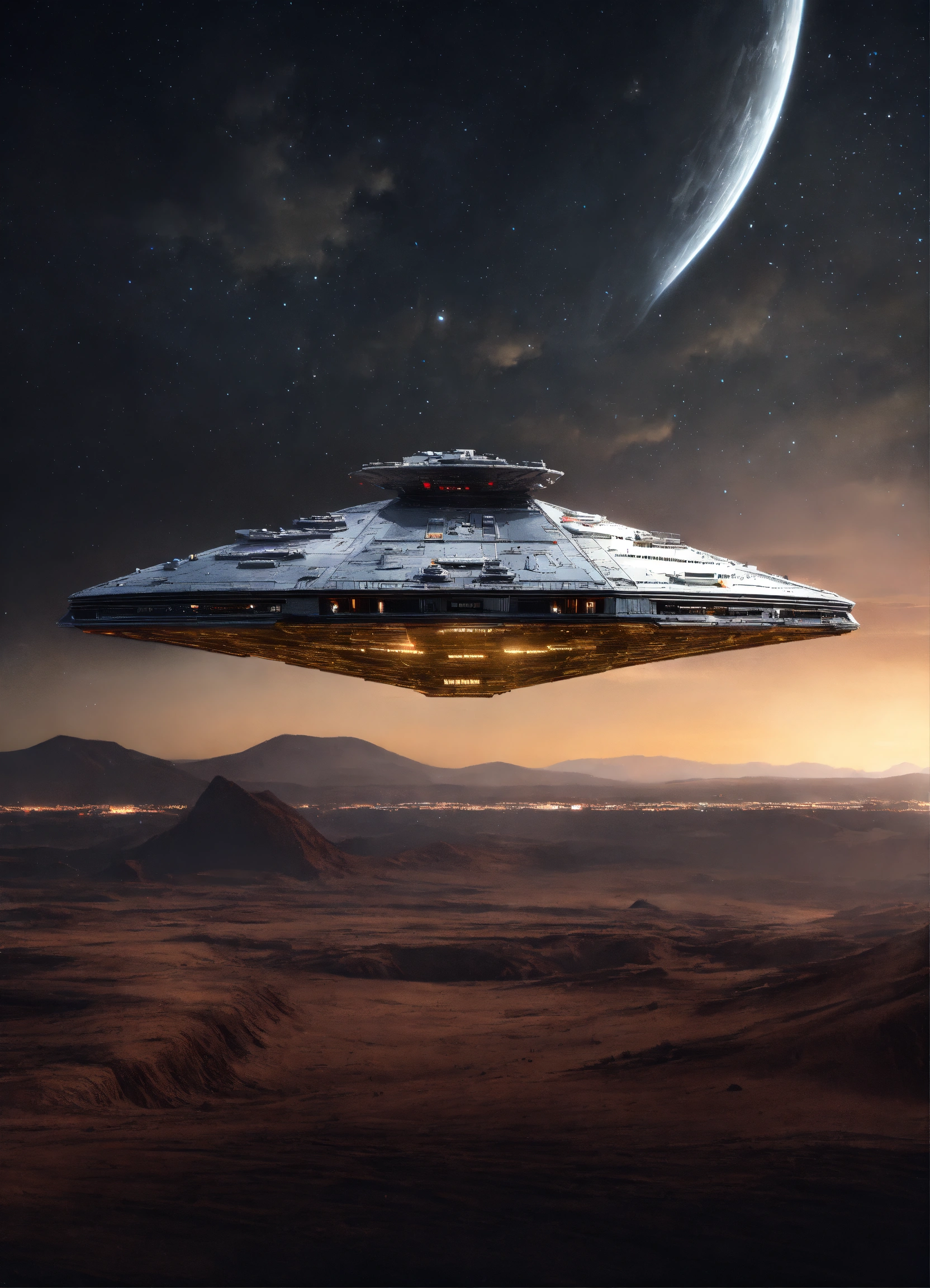 Lexica - Sandra, Star Destroyer, 50mm Photograph of starX starship ...