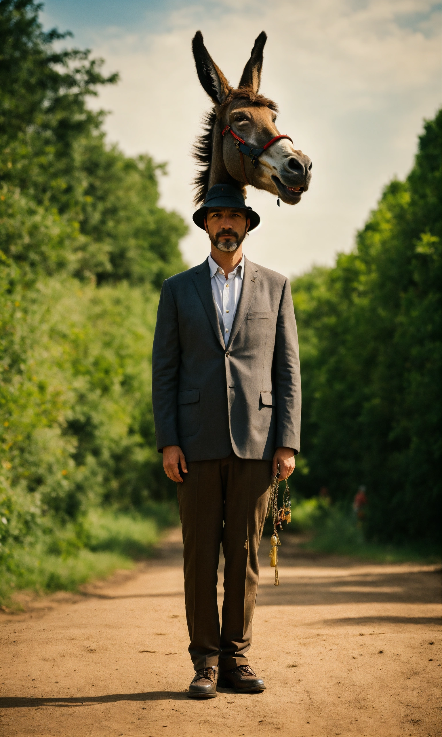 Lexica - Man with donkey head