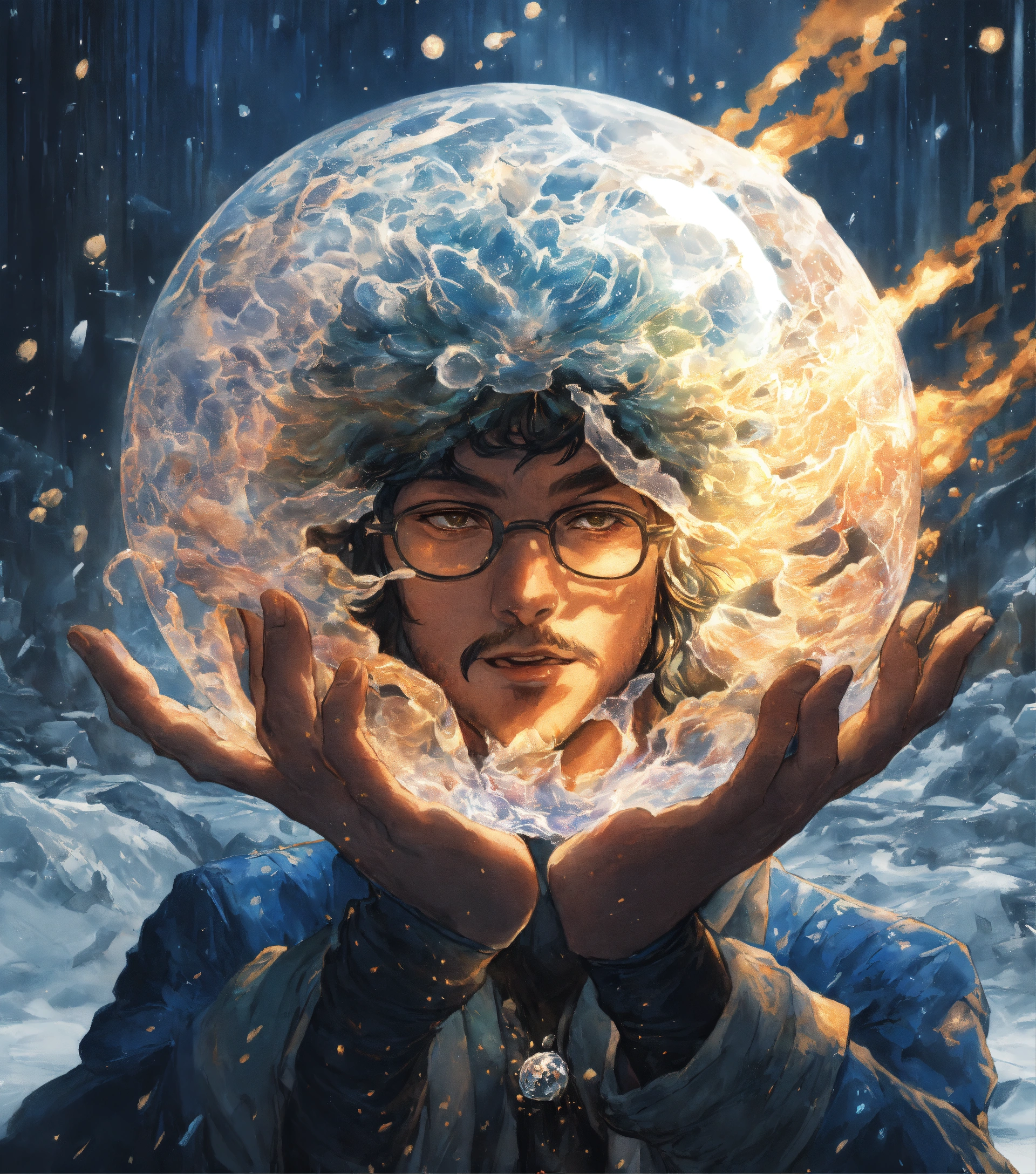 Lexica - Mid-plan cinematic illustration by Christopher Olivier Ledroit ...