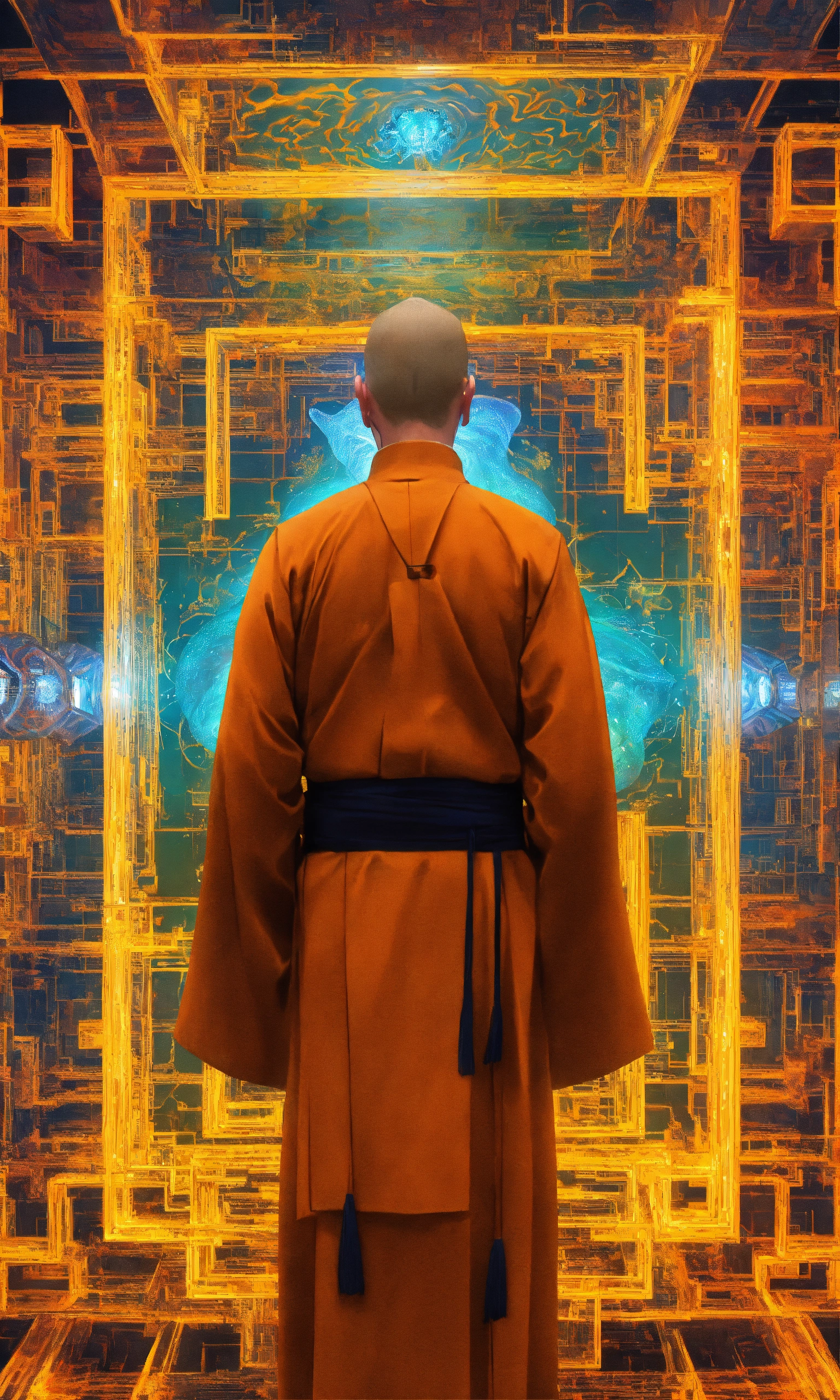 Lexica - Taoist monk tesseract body fractal hypercube mirror face brain ...