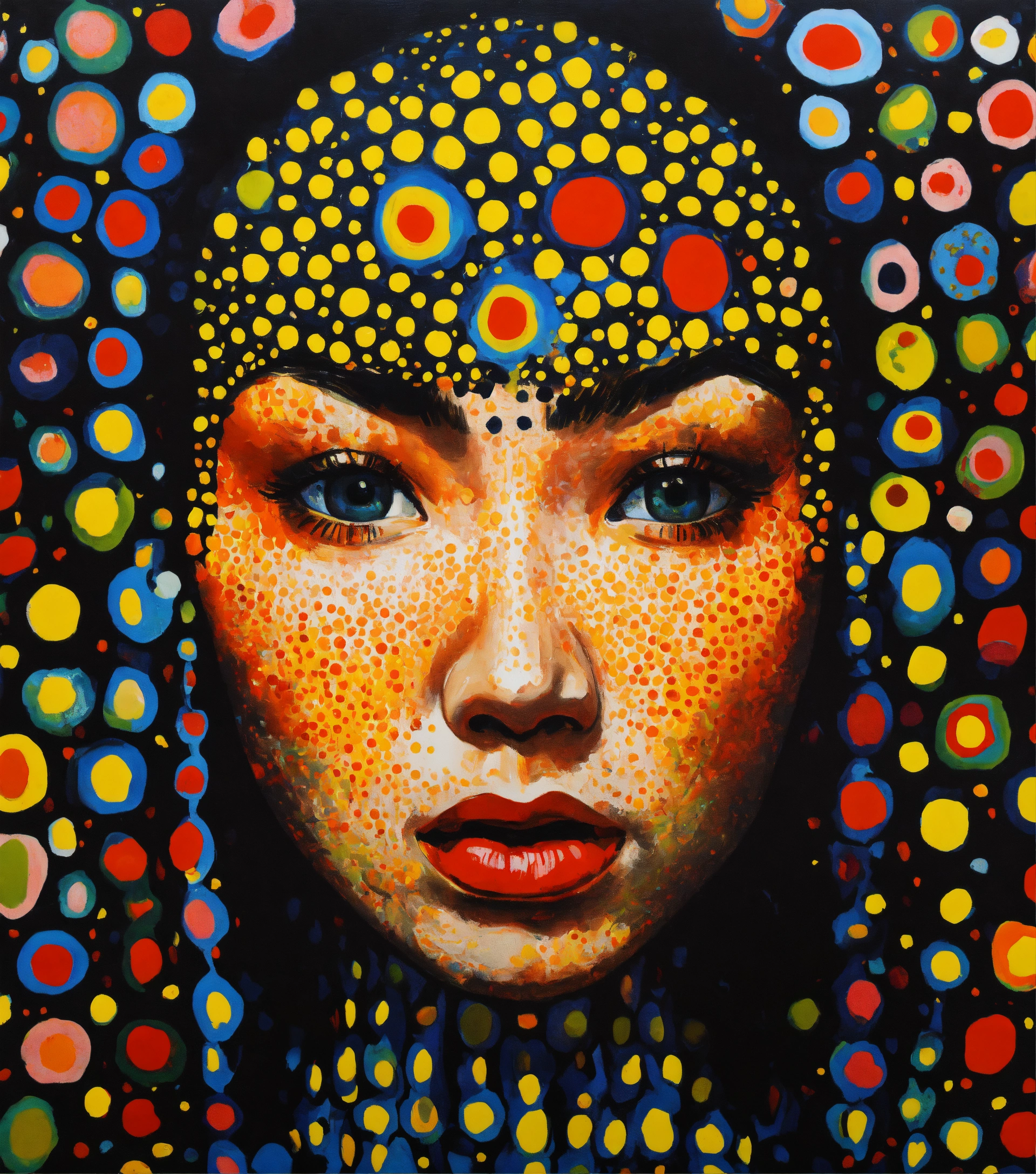 Lexica - Yayoi Kusama (artist) abstract expressionism, detailed ...