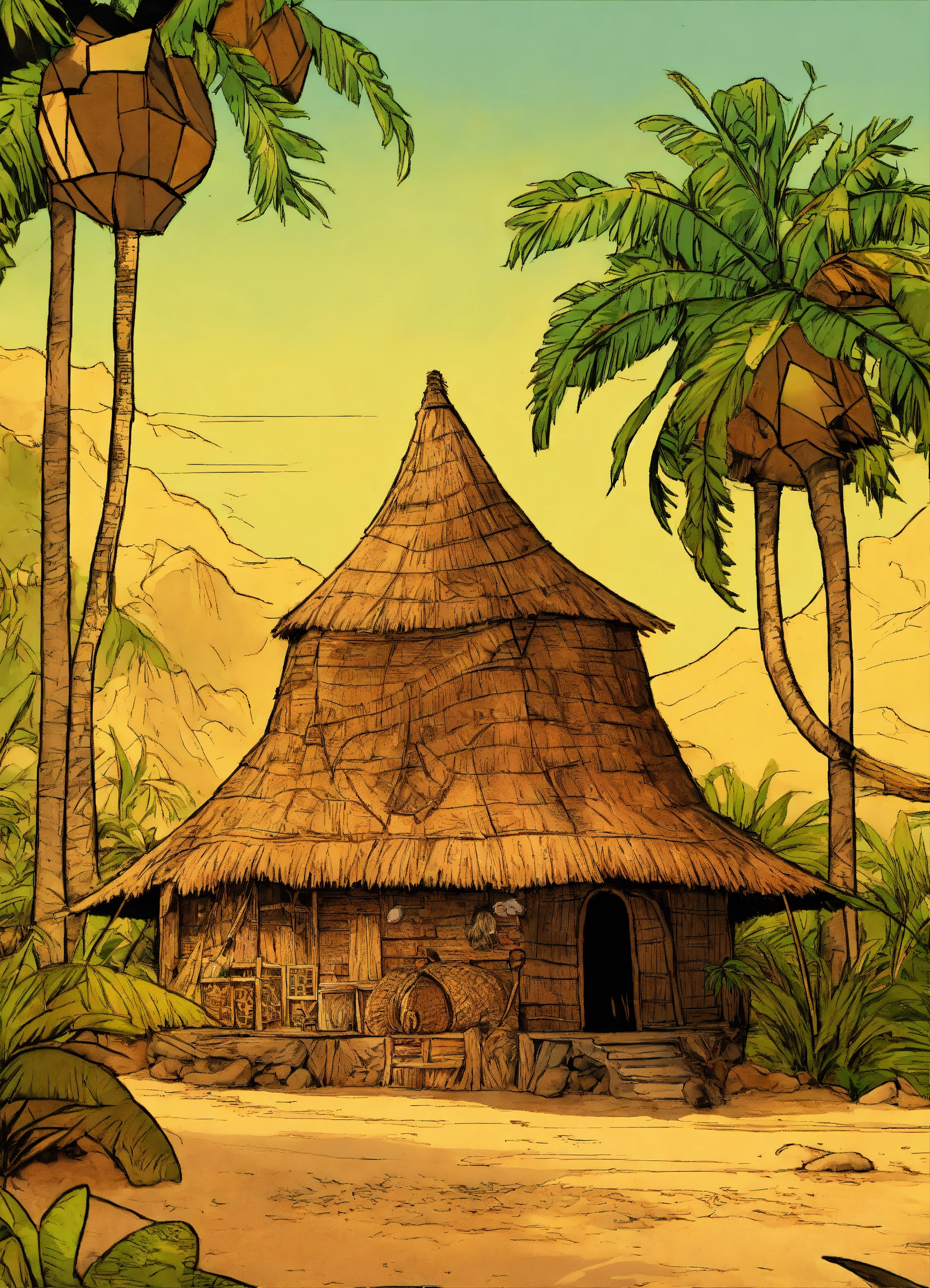 Lexica - Africa,styles comic book,baroque,leonard da vinci, caravagio ...