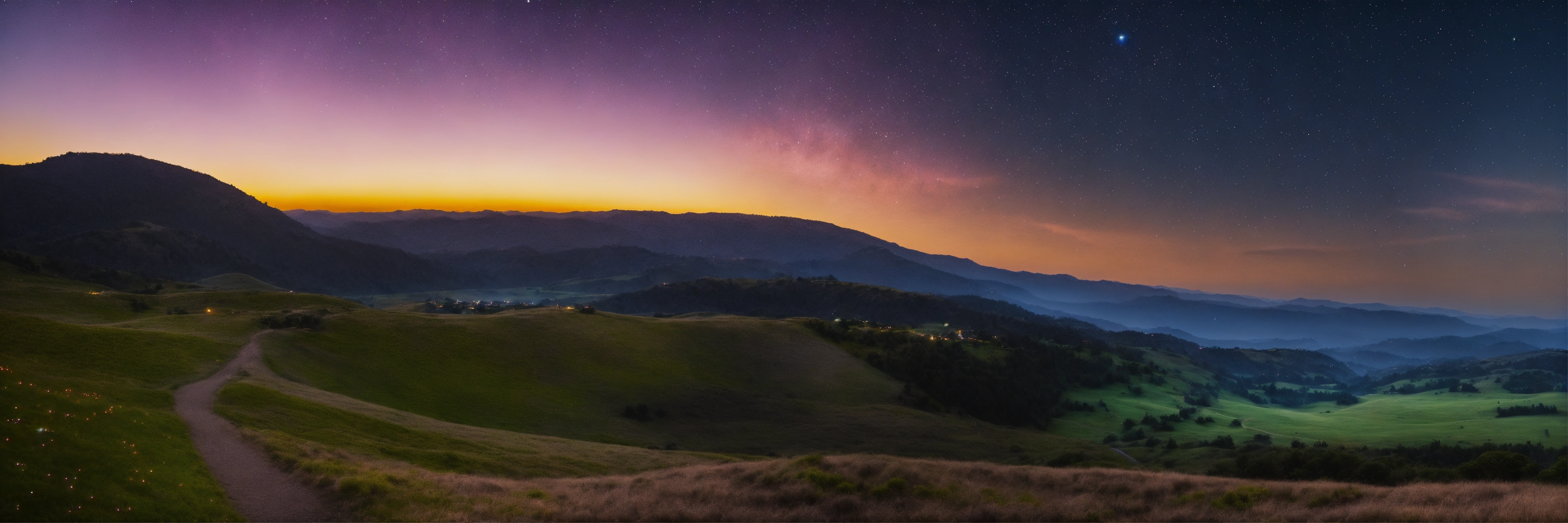 Lexica - Stars on twilight night, detailed, 16k, focused, extreme ...