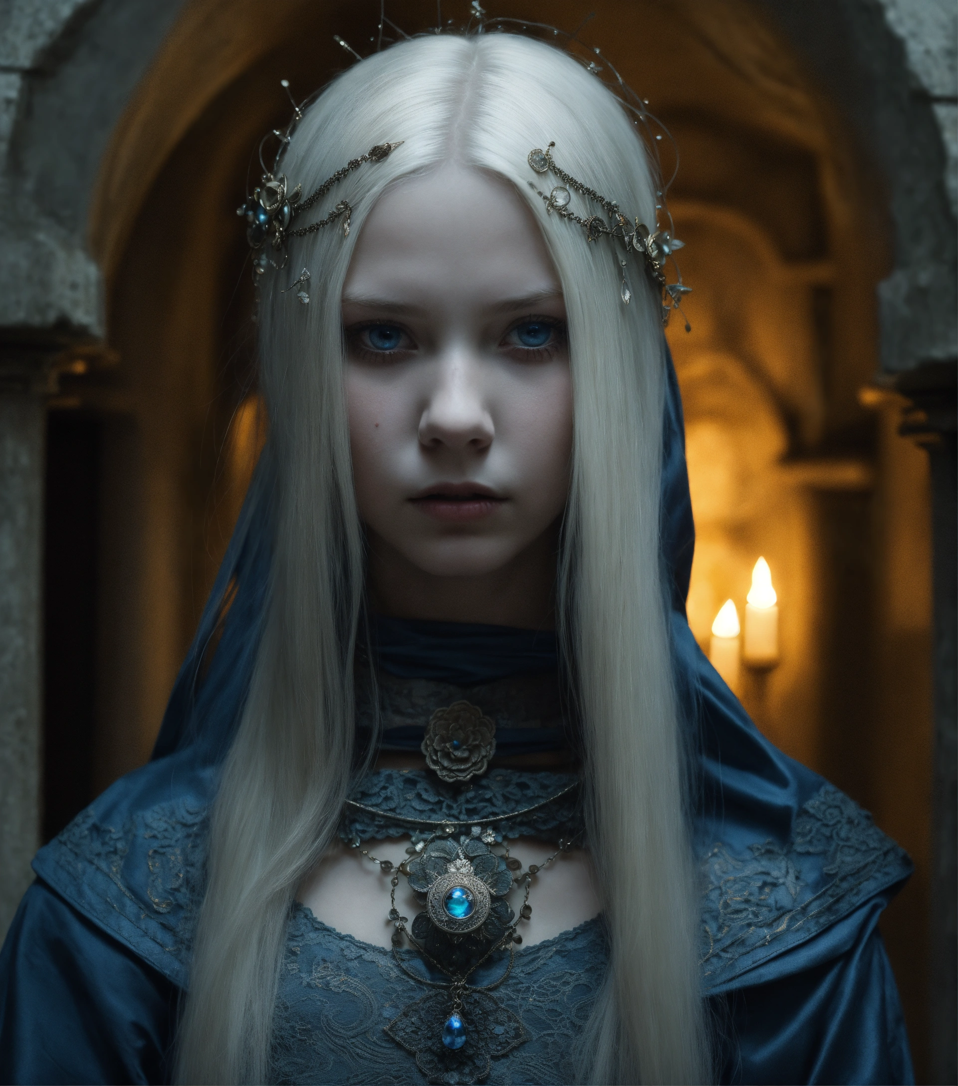 Lexica - Body portrait, deadly pale and extremely slim and emaciated ...