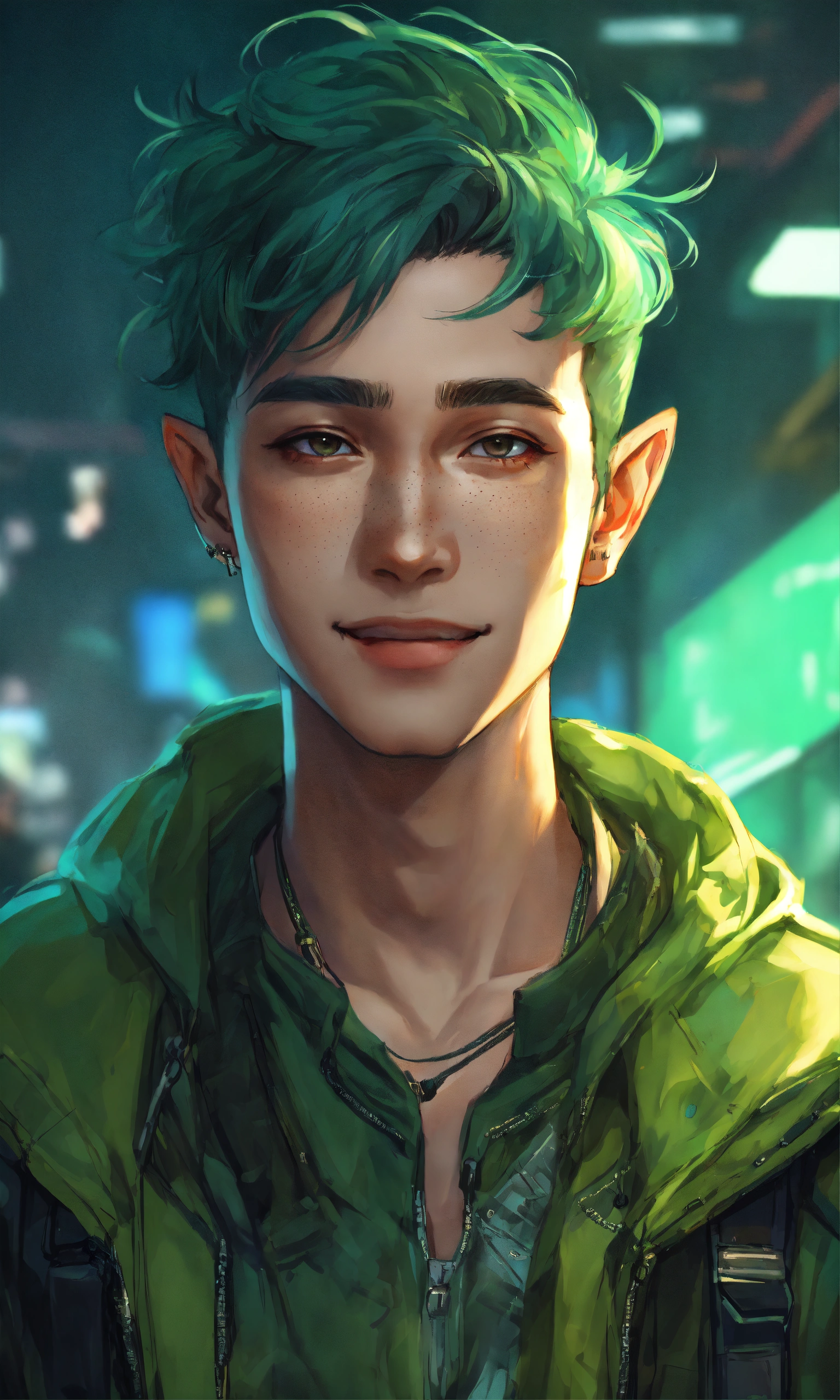 Lexica - Highly detailed portrait, medium shot, a eurasian boy 25 year ...