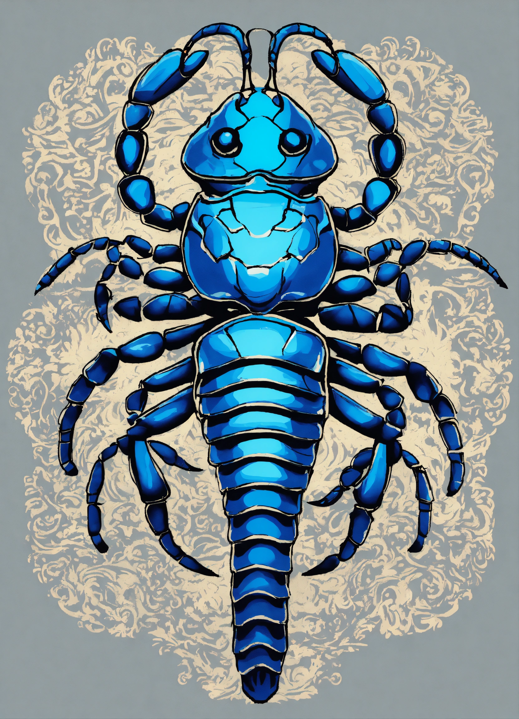 Lexica - T shirt graphic image of a Mystical and magical scorpion ...