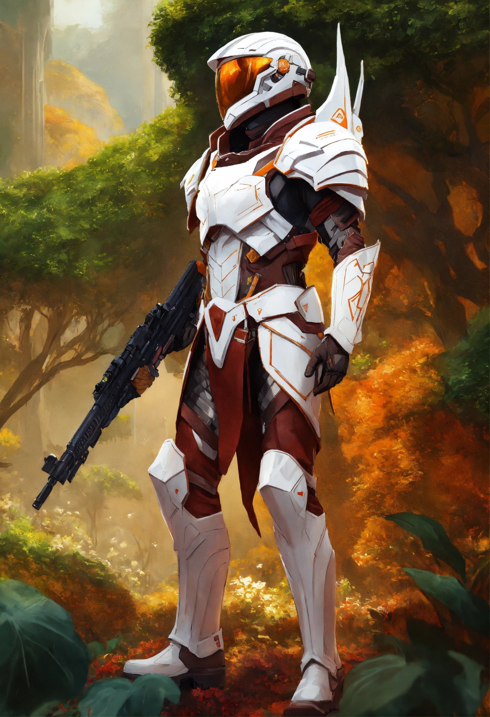 Lexica - Epic drawing of a full body of a high elf sci fi soldier ...