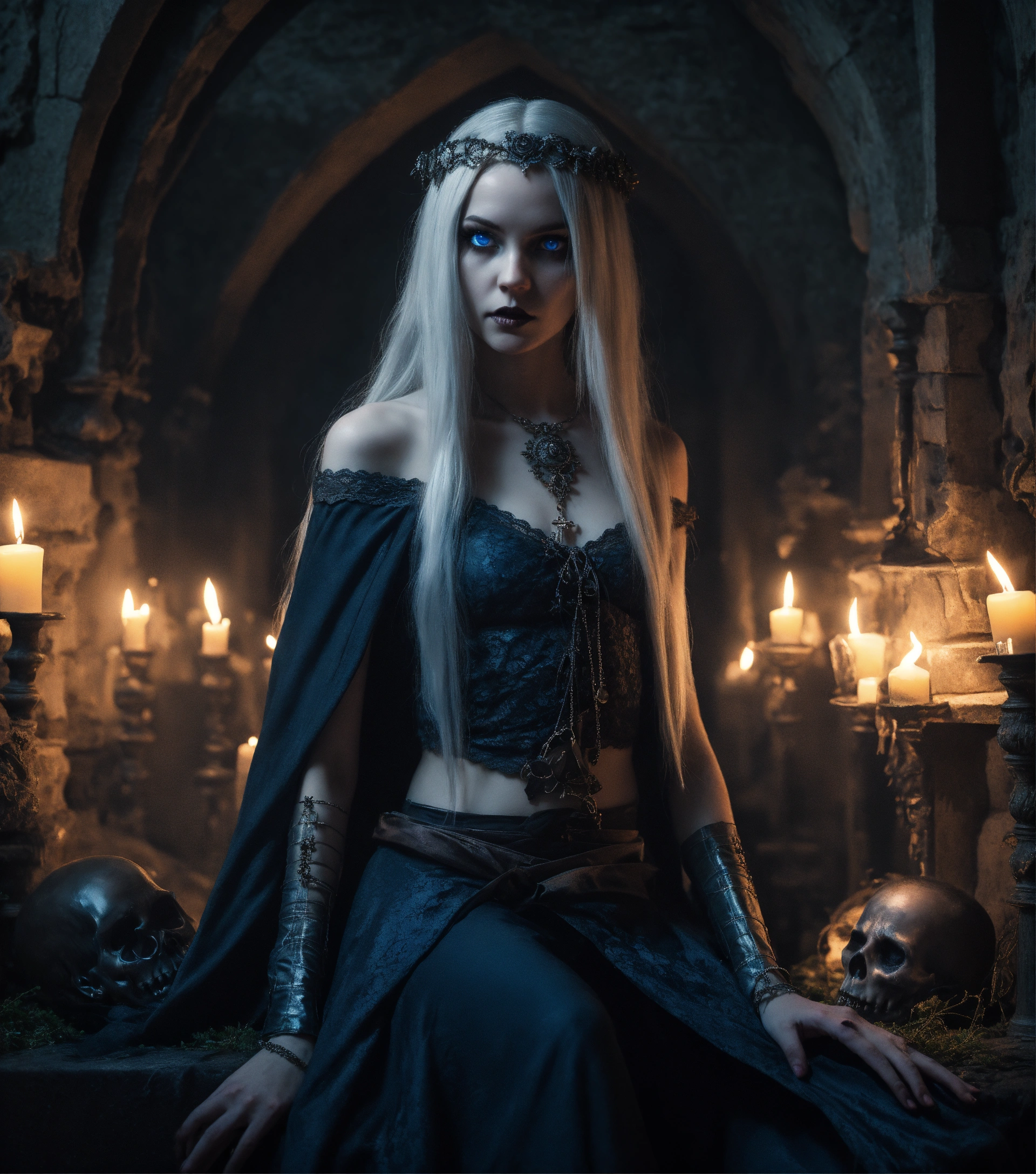 Lexica - Body portrait, sehr kindhaft deadly pale twelve year old ...