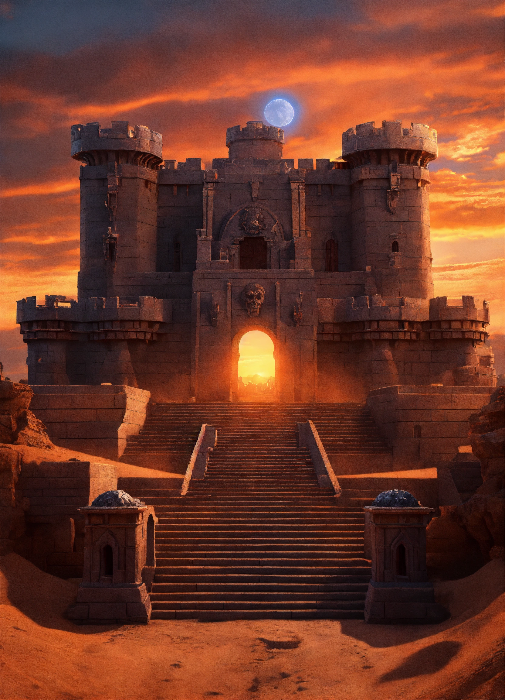 Lexica - Realistic Castle of Grayskull of Masters of the Universe, made ...