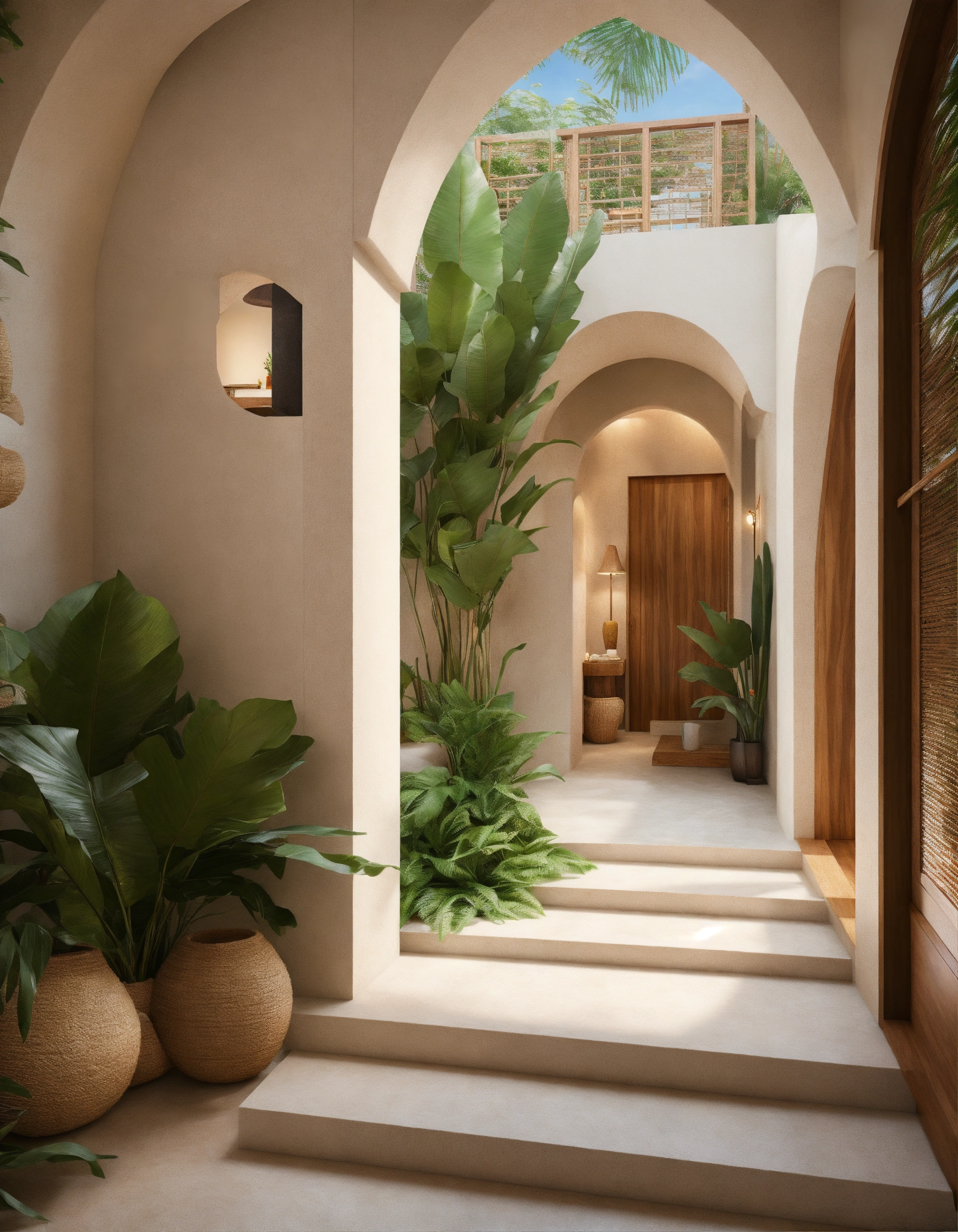 Lexica - Ultra realistic photo of Modern take on upscale bali inspired ...