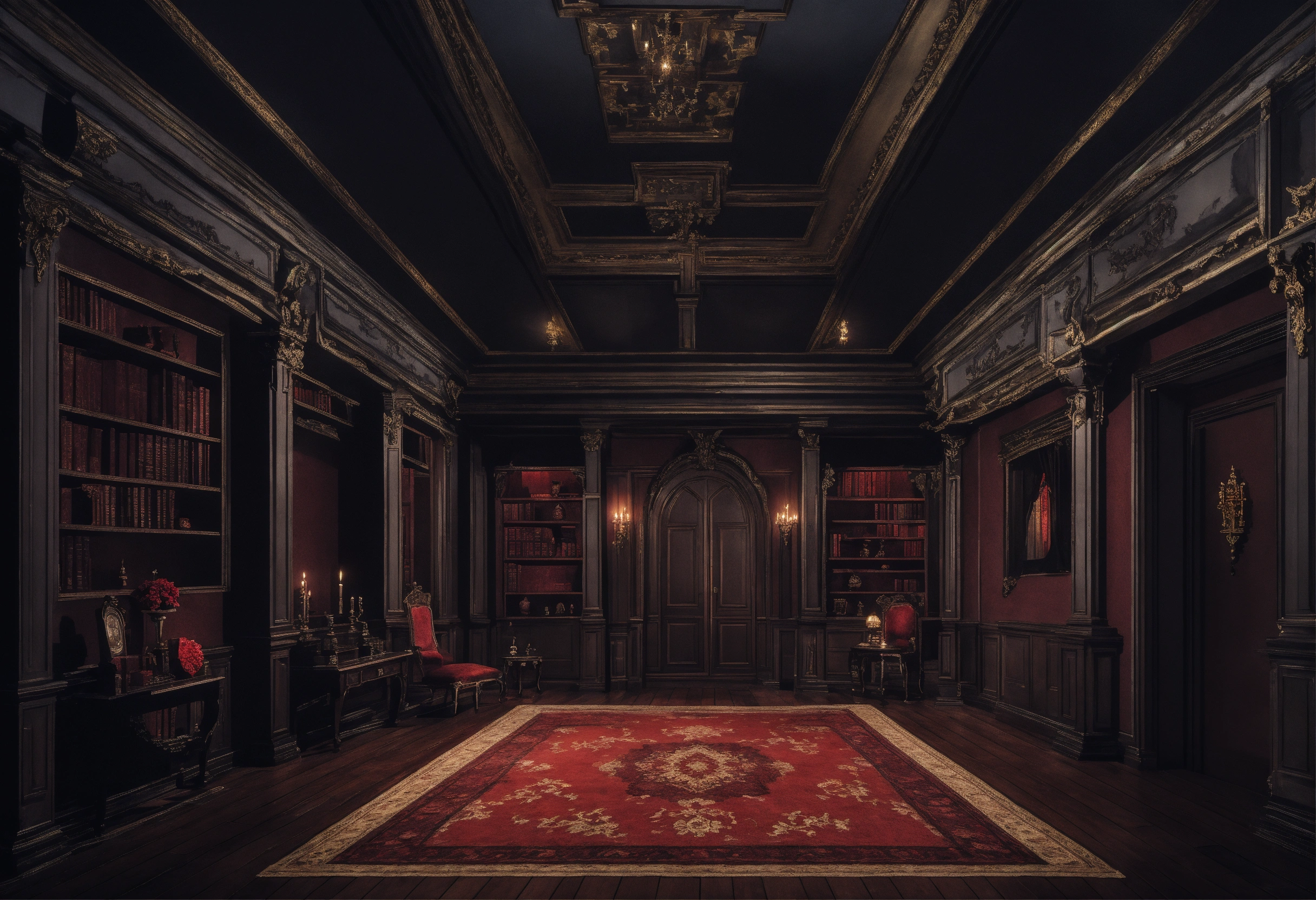 Lexica - A dark modern vampire manor hall