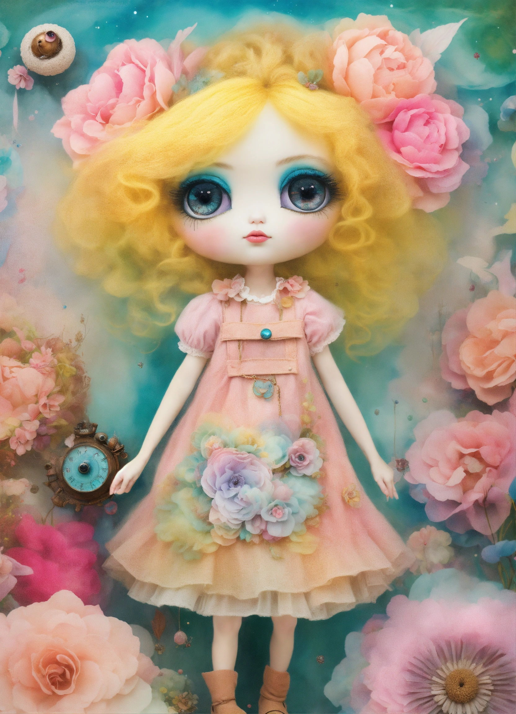 Lexica - Shabby chic dreamy mist pastel junk journals whimsical cute ...