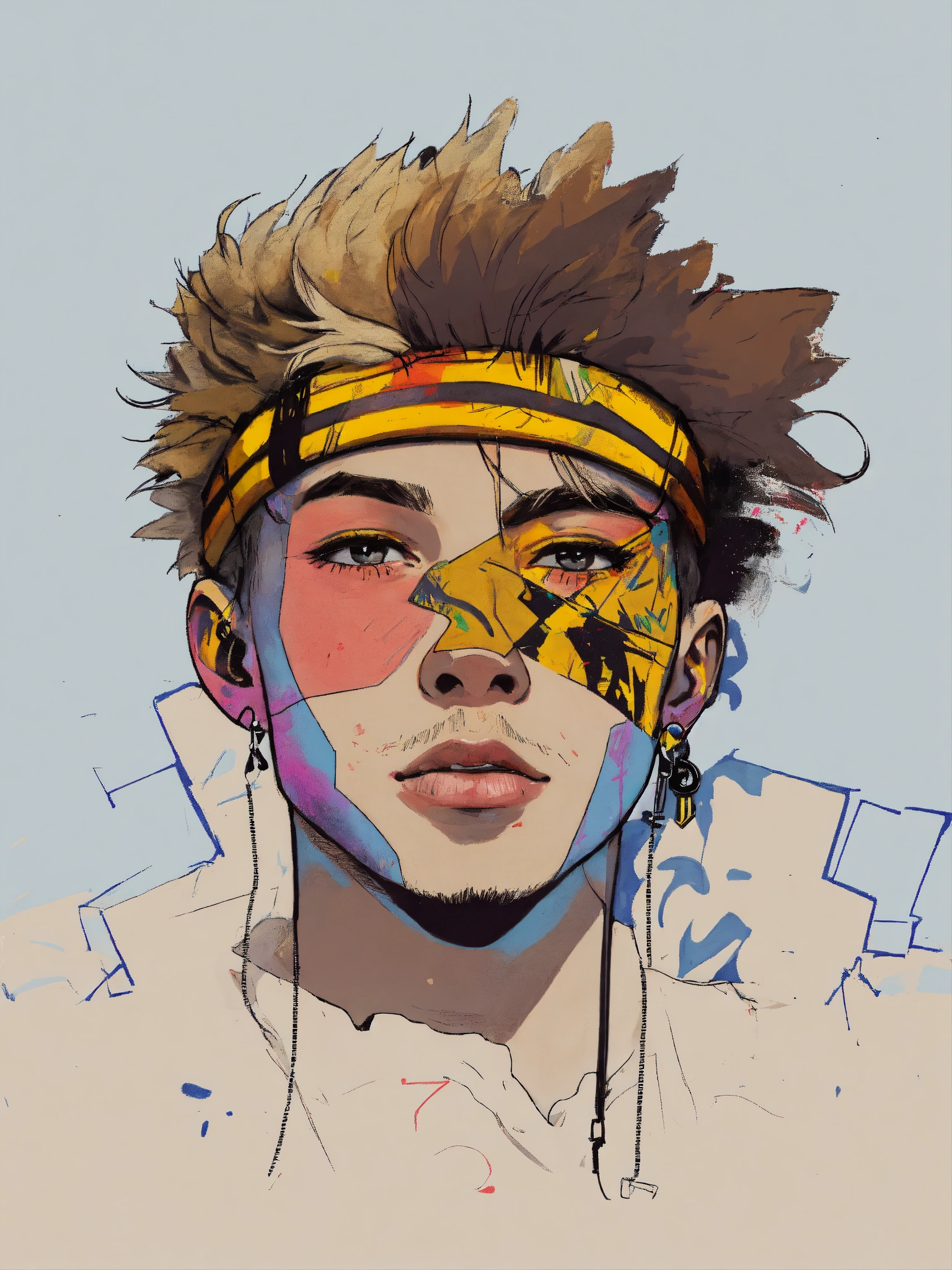 Lexica - Punk, punk aesthetic, profile, man, profile picture, male ...