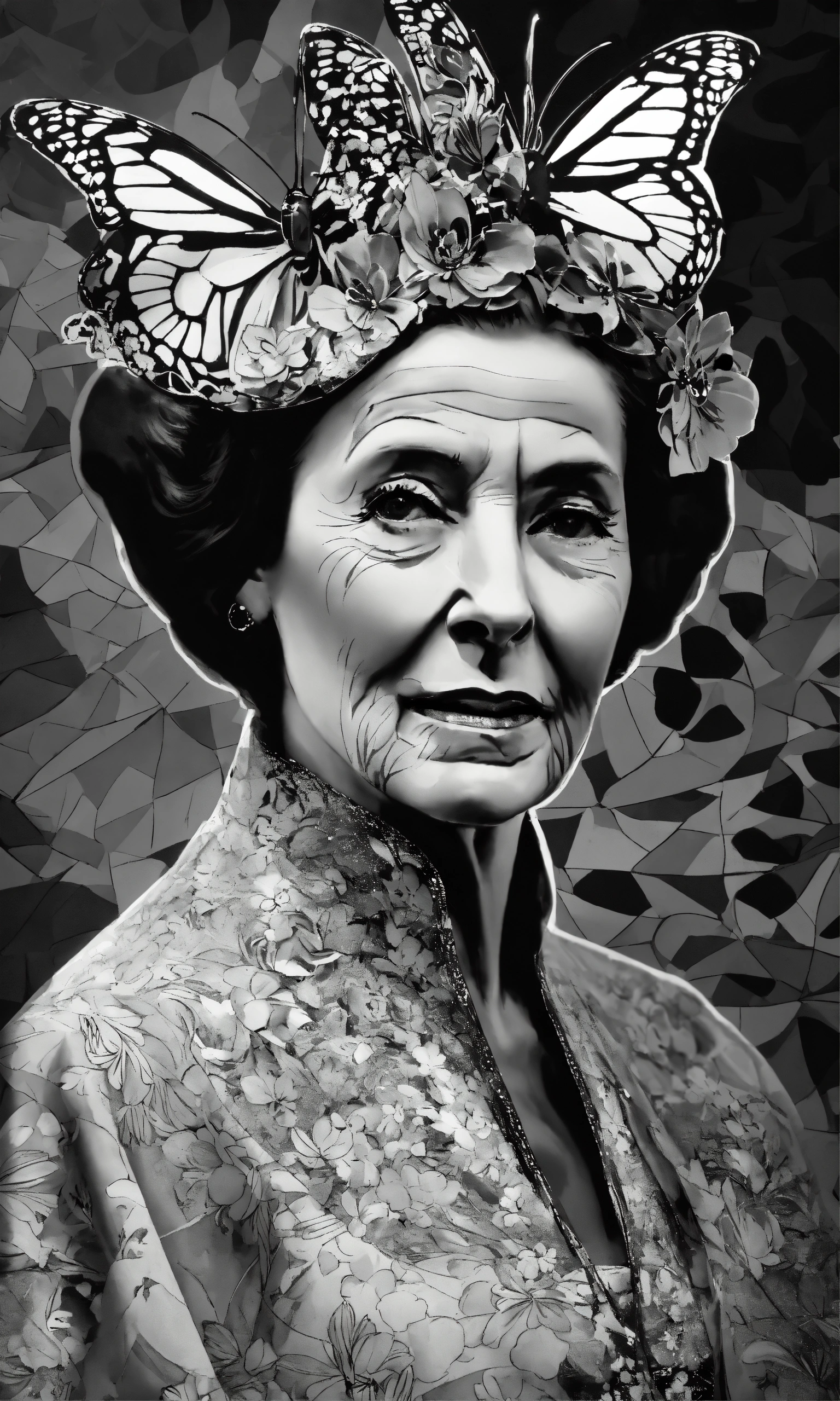 Lexica - "A realistic representation of Queen Sofia of Spain, in her ...