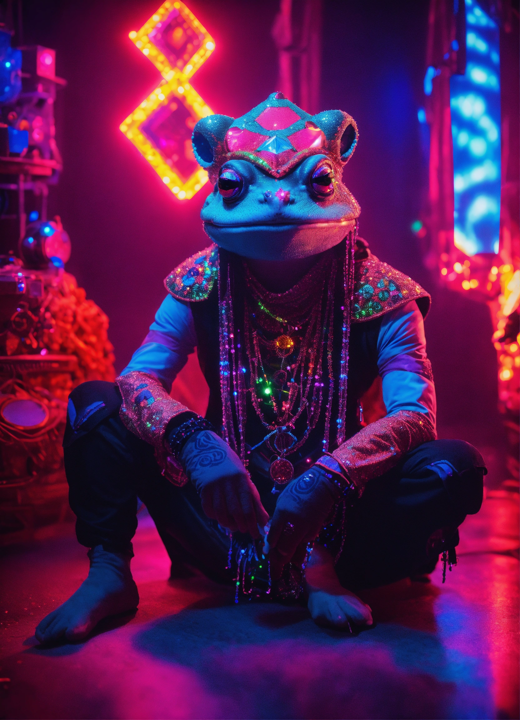 Lexica - A Ayahuasca techno Diamond Shaman Diamond TOAD in shaman folk ...
