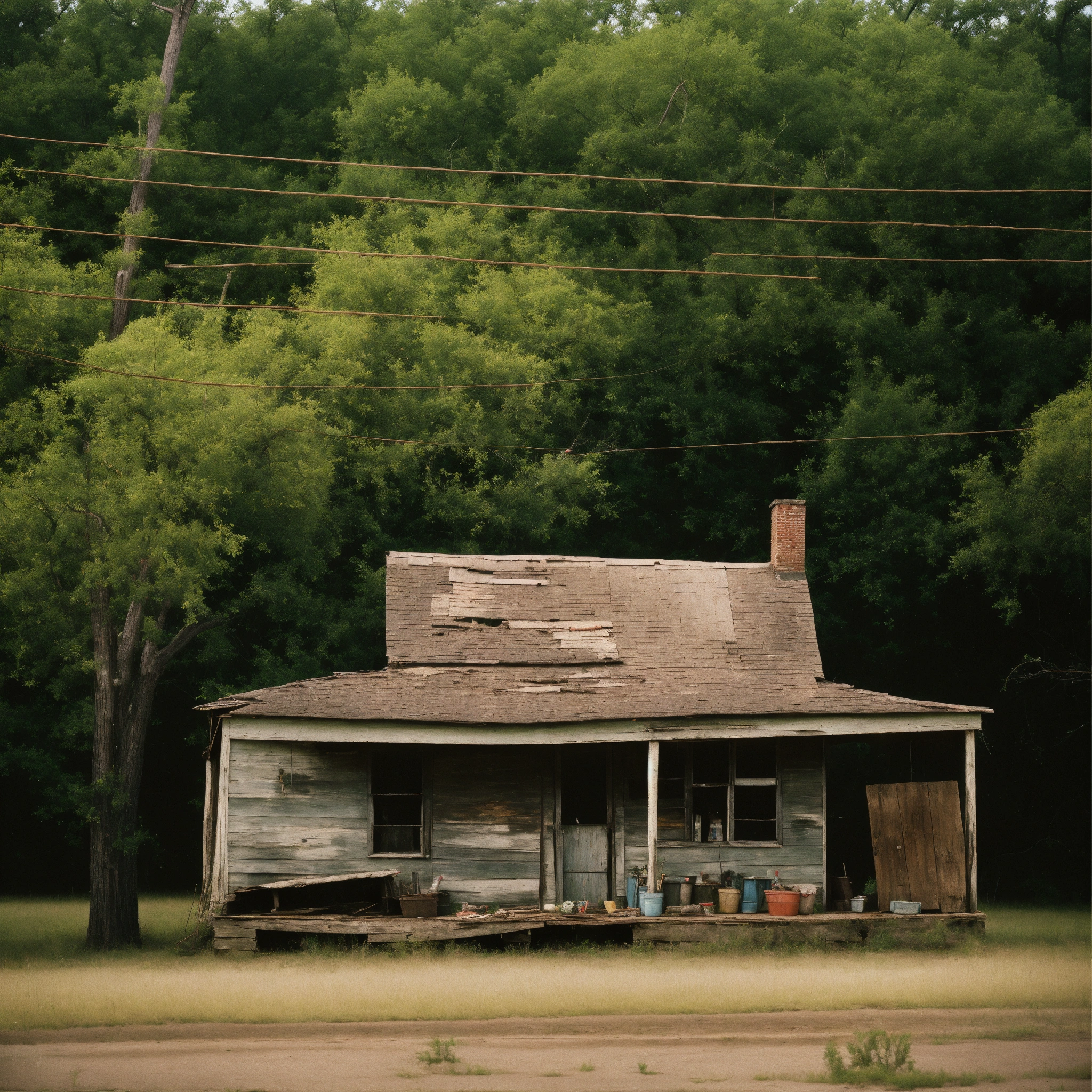 Lexica - A photograph of an old shack in texas, Gregory Crewdson wide ...