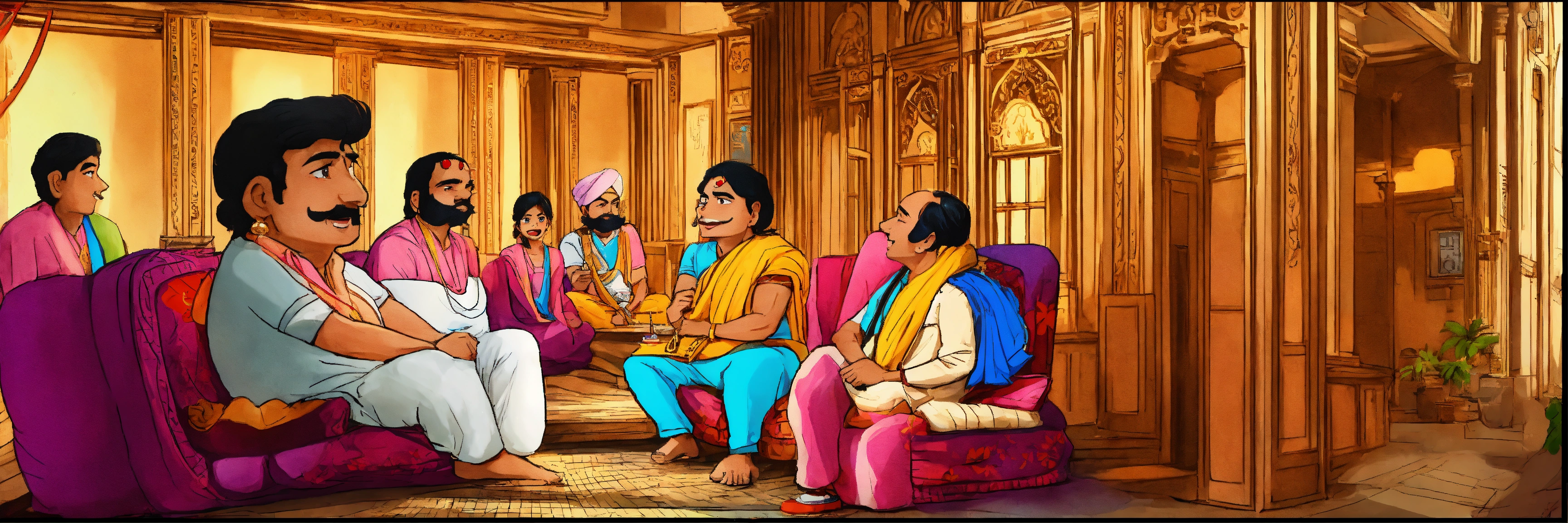 Lexica - Successfull raj.in cartoon