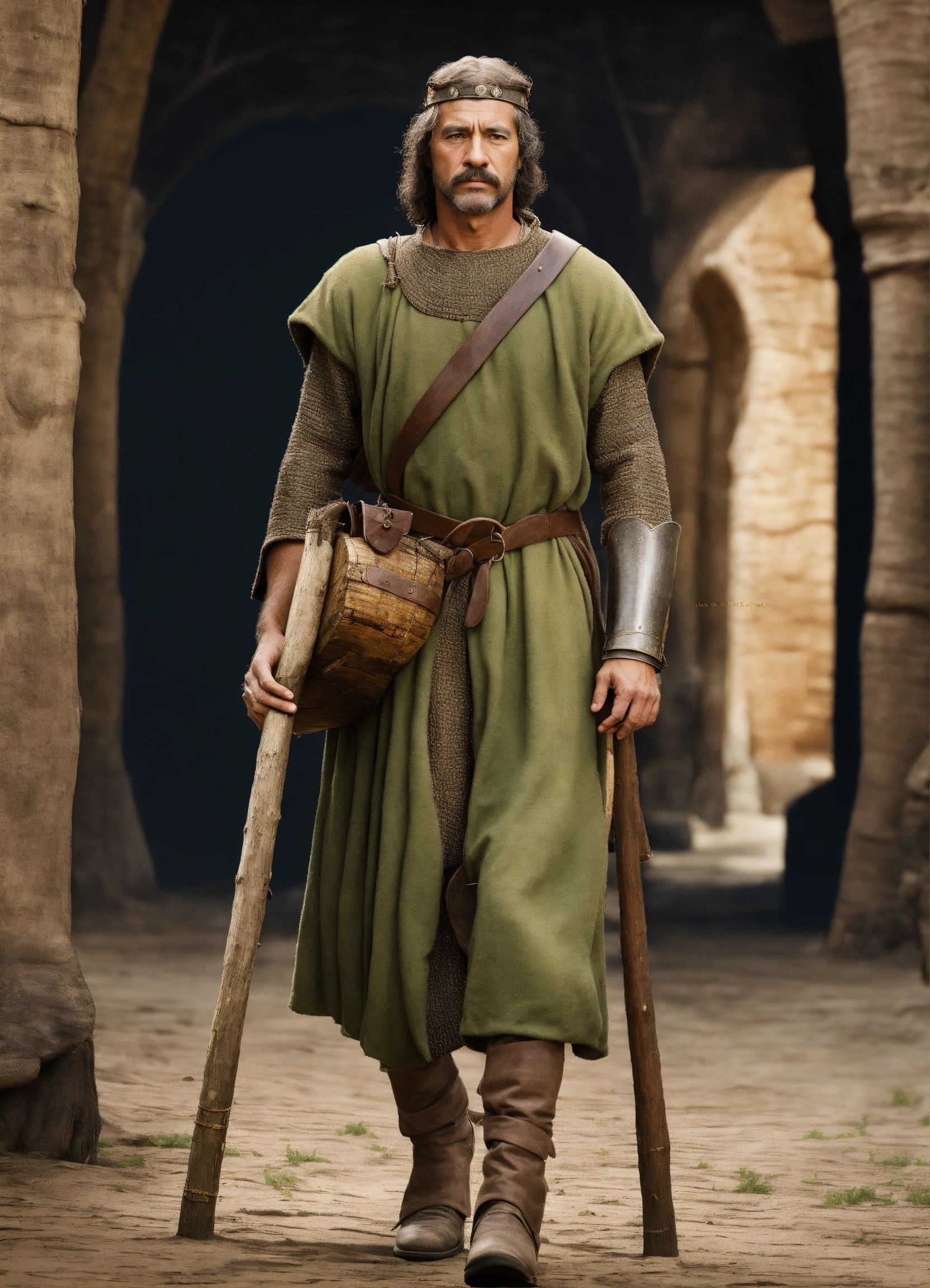 Lexica - Illustrated photo realistic, A man from medieval ages ...