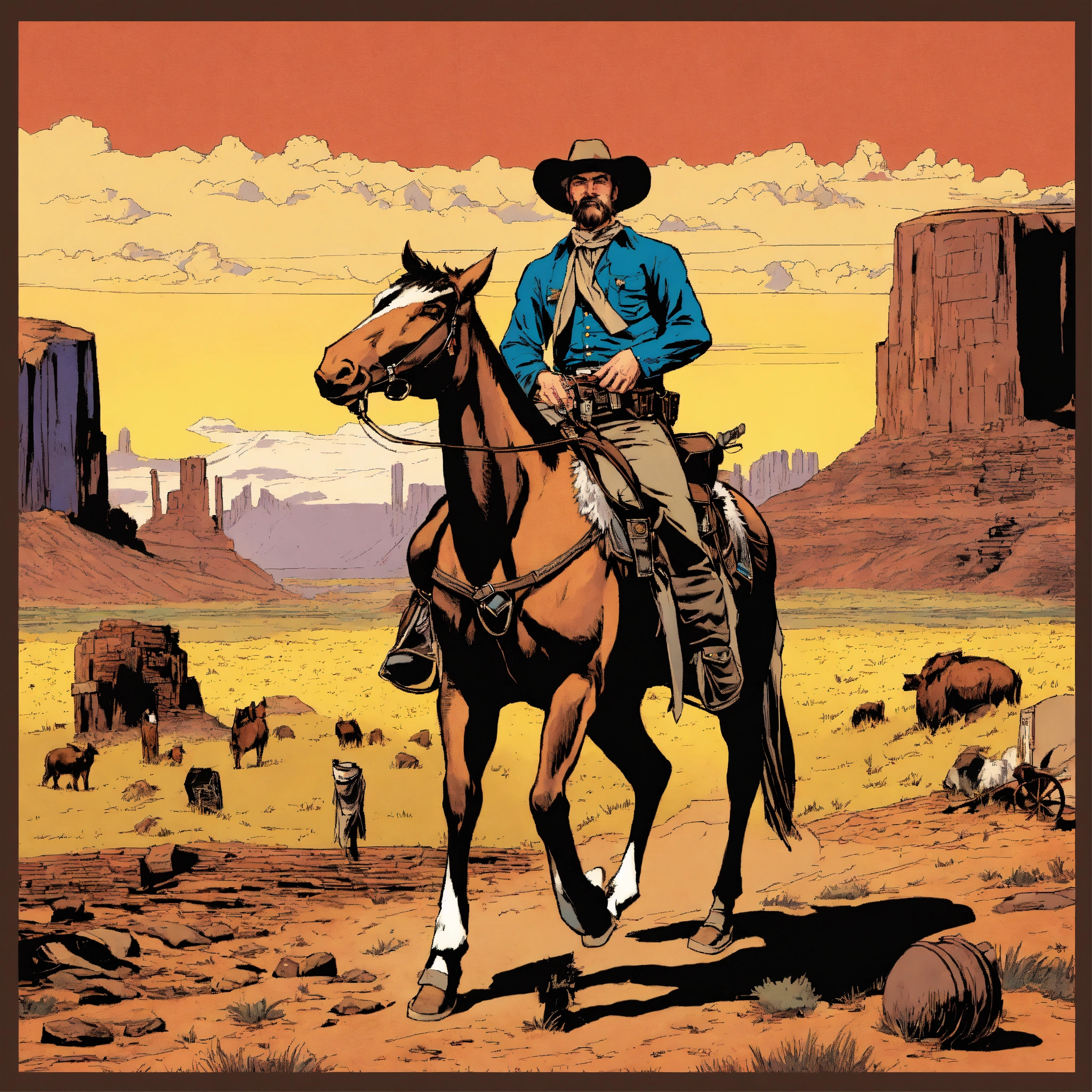 Lexica - A classic far west comic