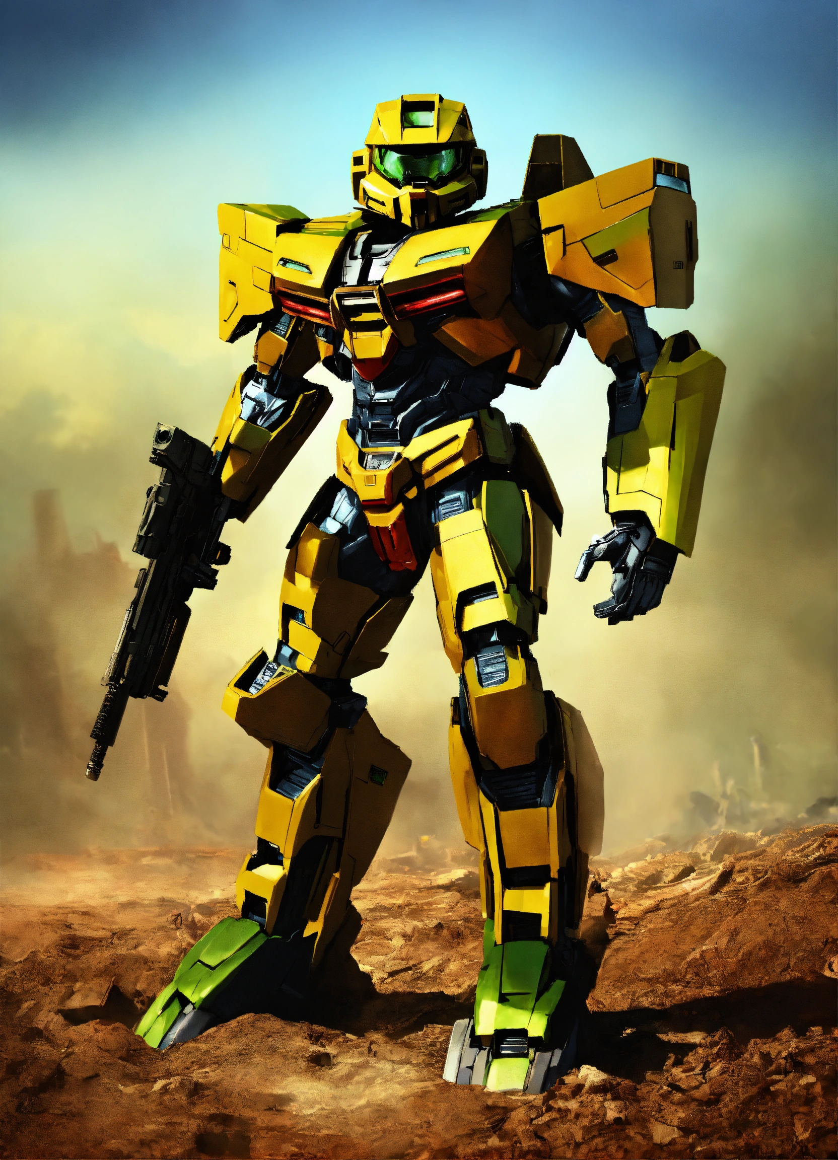 Lexica - Master Chief as a transformer