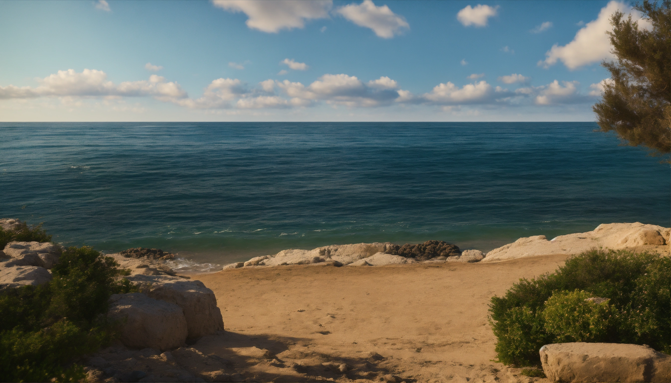 Lexica - Looking out at mediterranean from shore of israel. Looking ...
