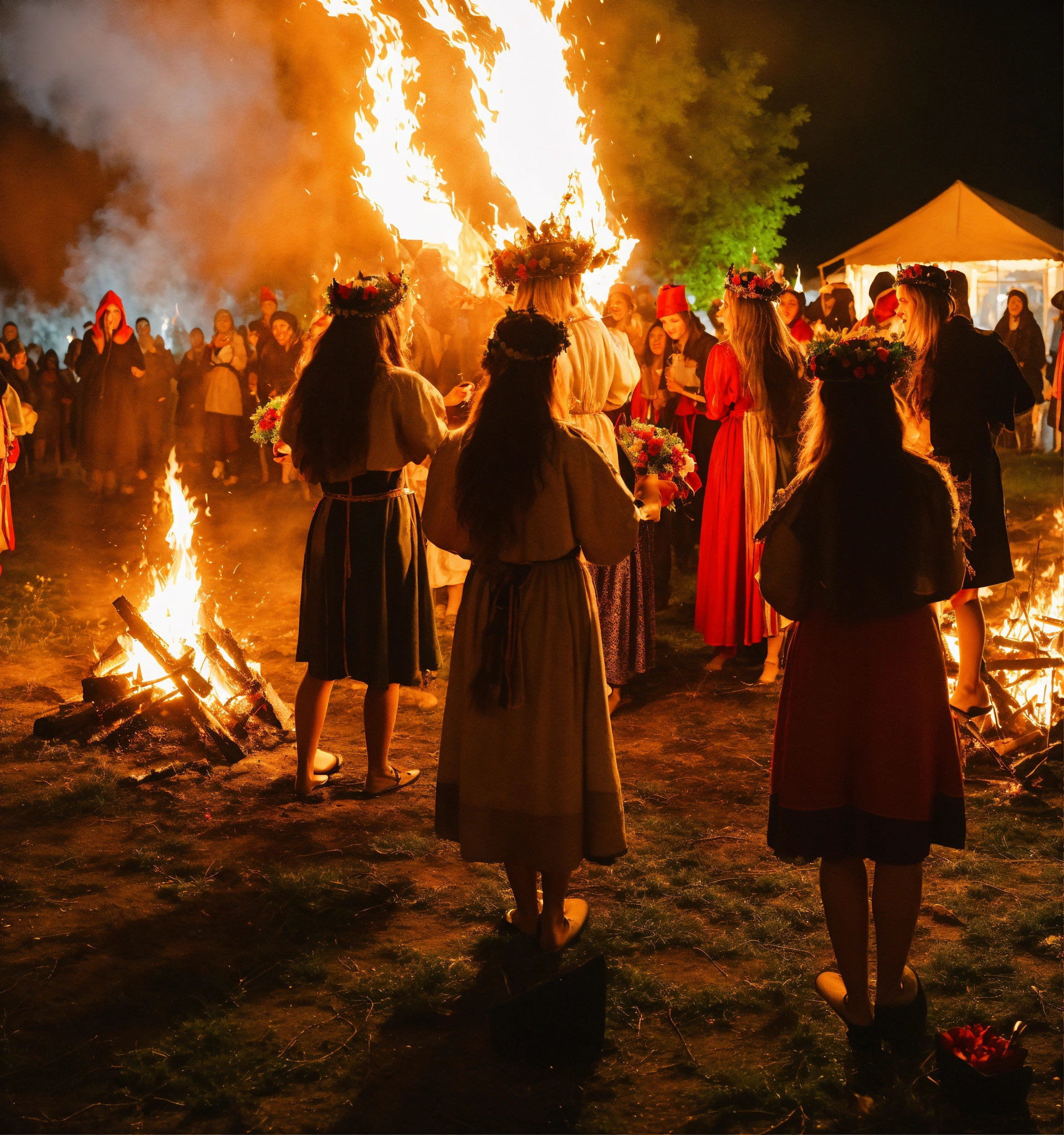 Lexica - At night many Slavic young people celebrate the holy day and ...