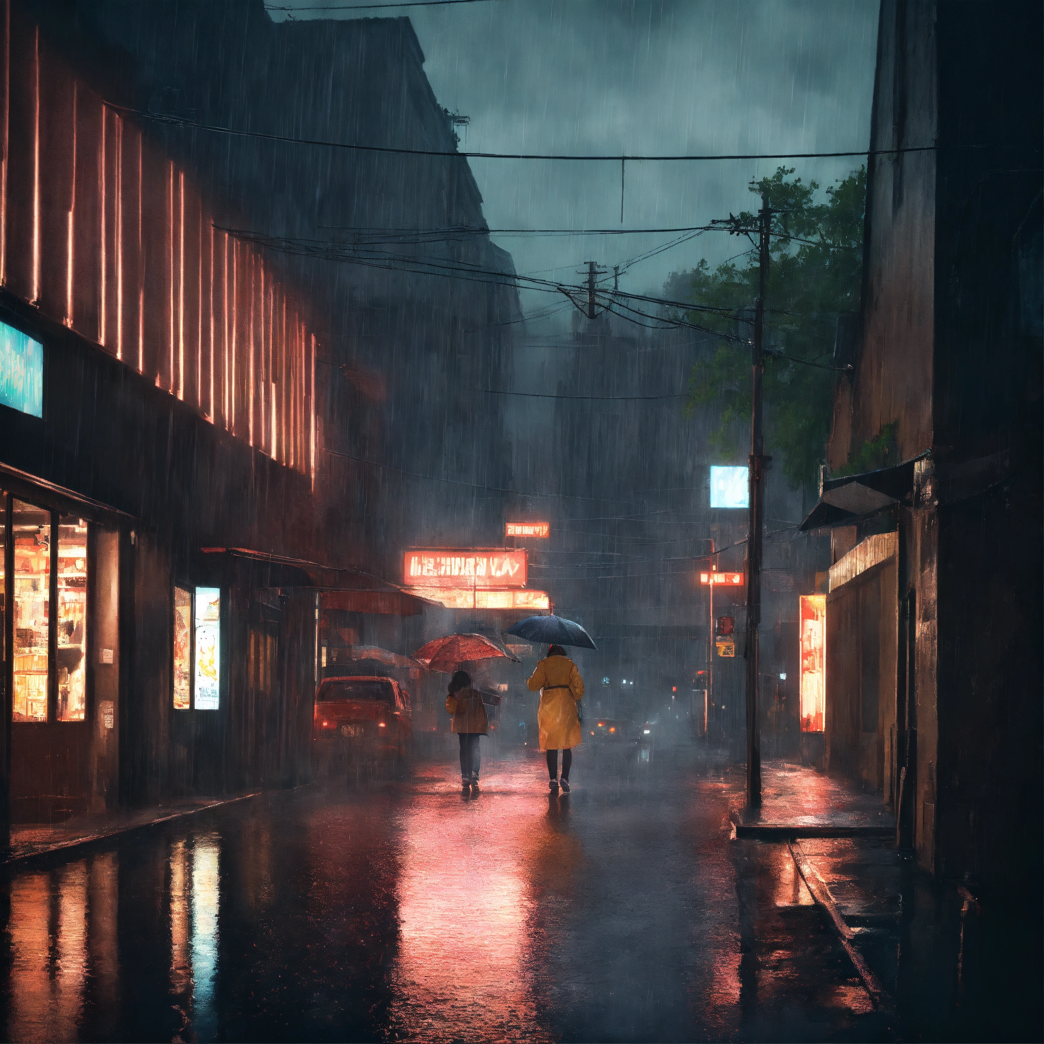 Lexica - Cinematic rain